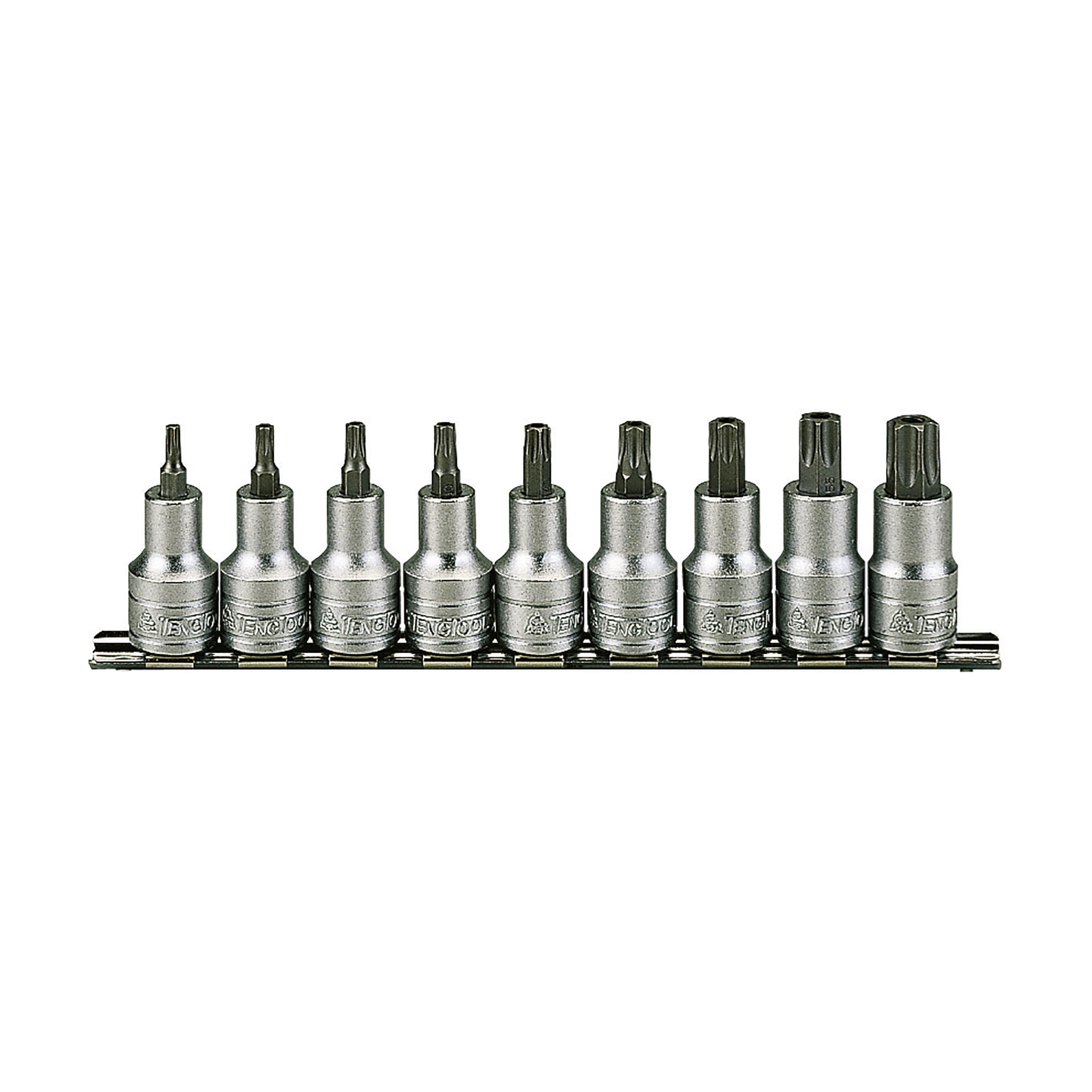 Teng Tools 9 Piece 1/2 Inch Drive TX Bit Socket Set (TX20 - TX60 ...