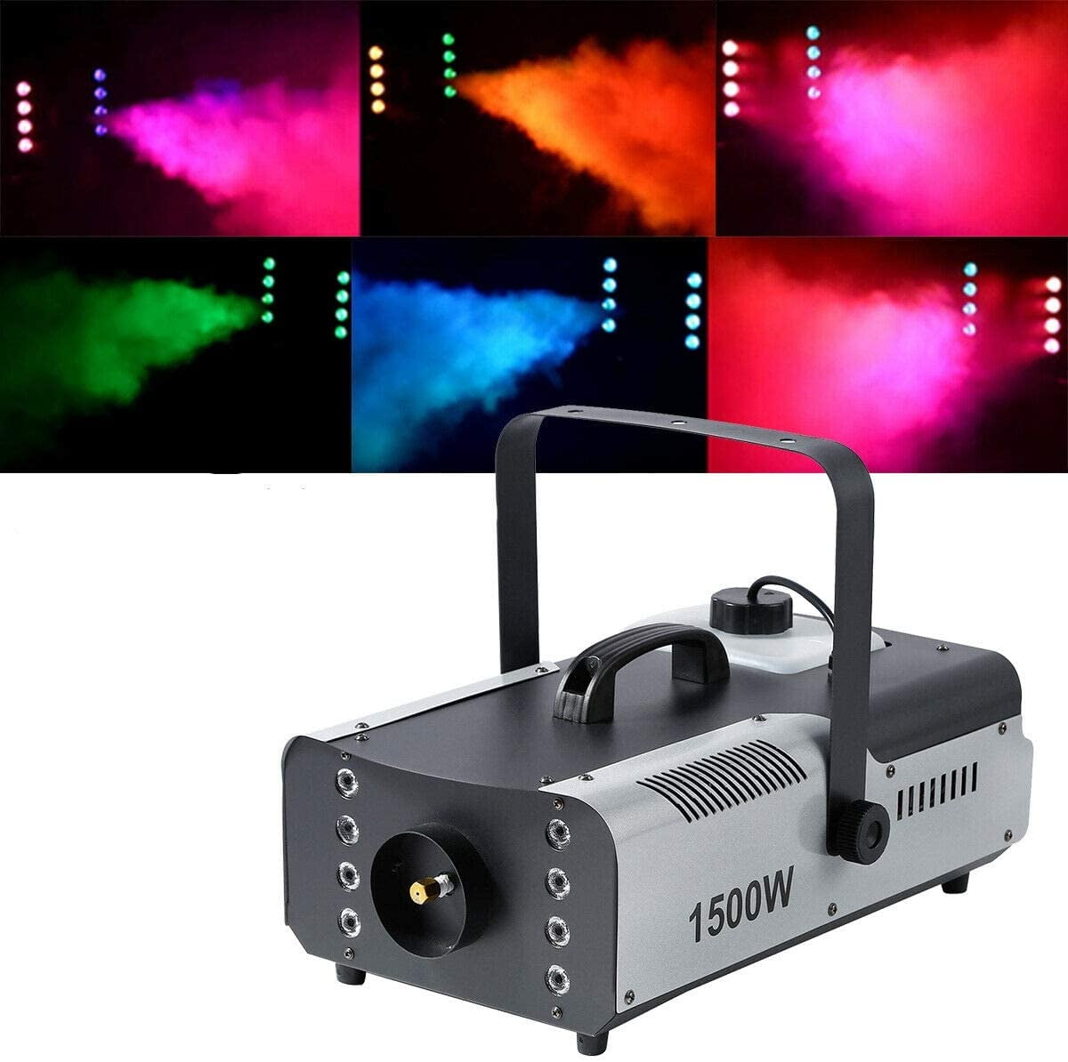Tengchang 1500W Halloween Smoke Fog Machine 3in1 RGB Stage Fogger LED ...