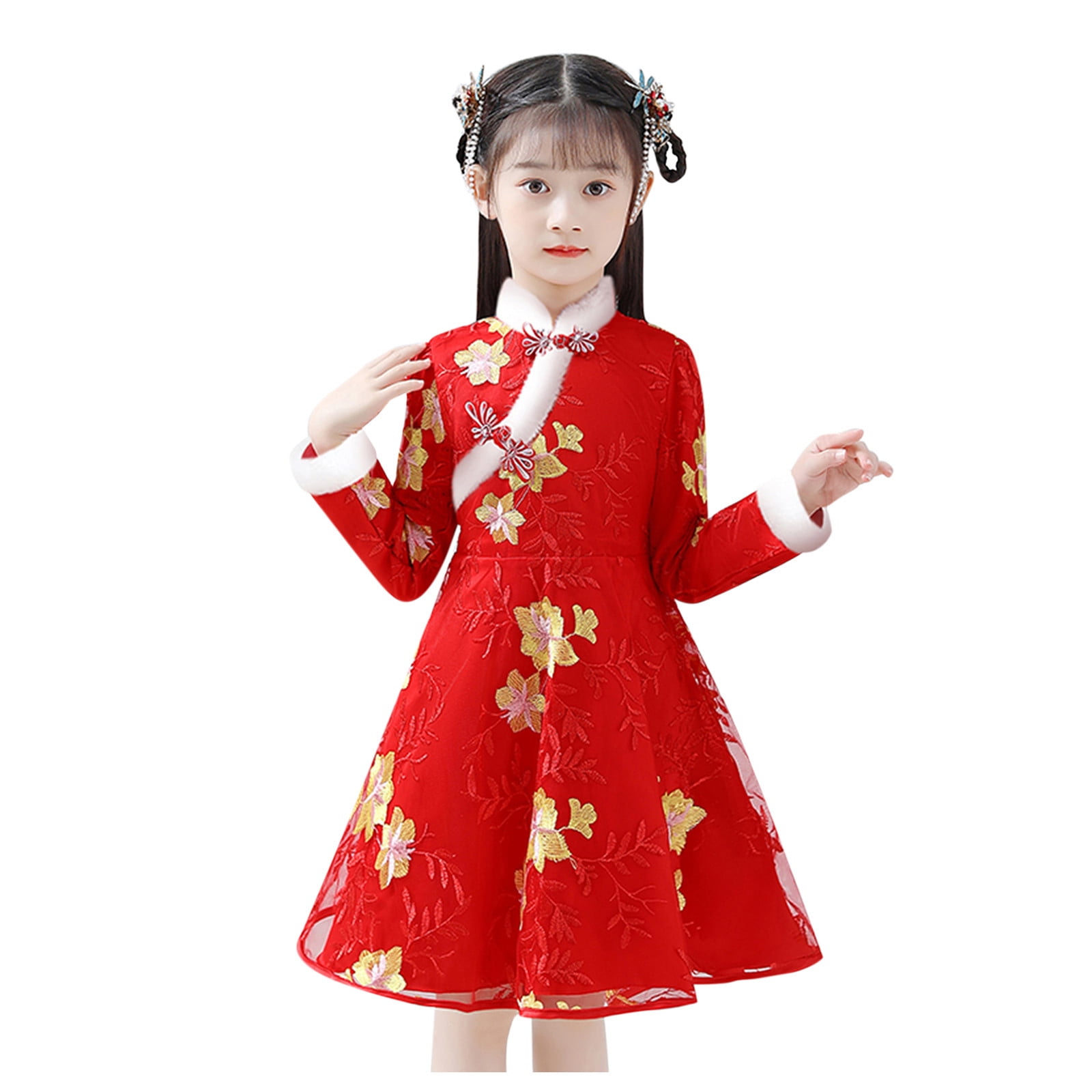 Tengma Outfit Sets for Kids Tang Princess Chinese Clothes Year Baby Kid ...