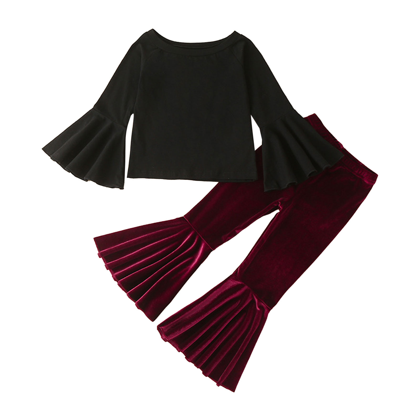 Tengma Toddler Girls Clothes Set Kids Toddler Baby Girls Winter Solid ...