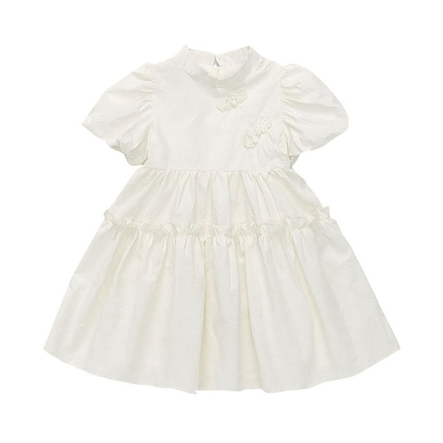 Tengma TuTu Dress for Girls Girls' Improved Cheongsam Dress Summer ...