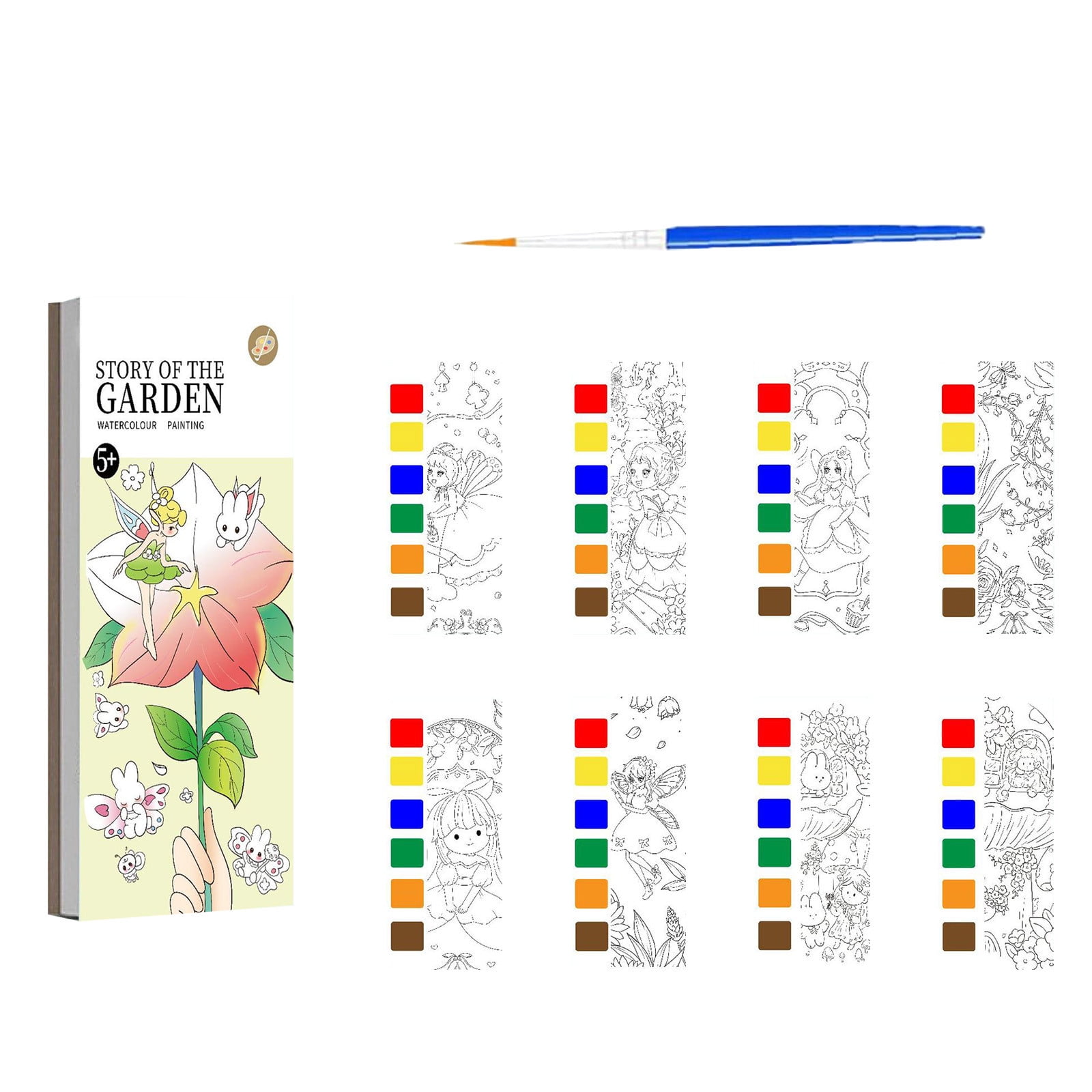 Tengw Gifts for Him/Her,Watercolor Coloring Note Book for Children's ...