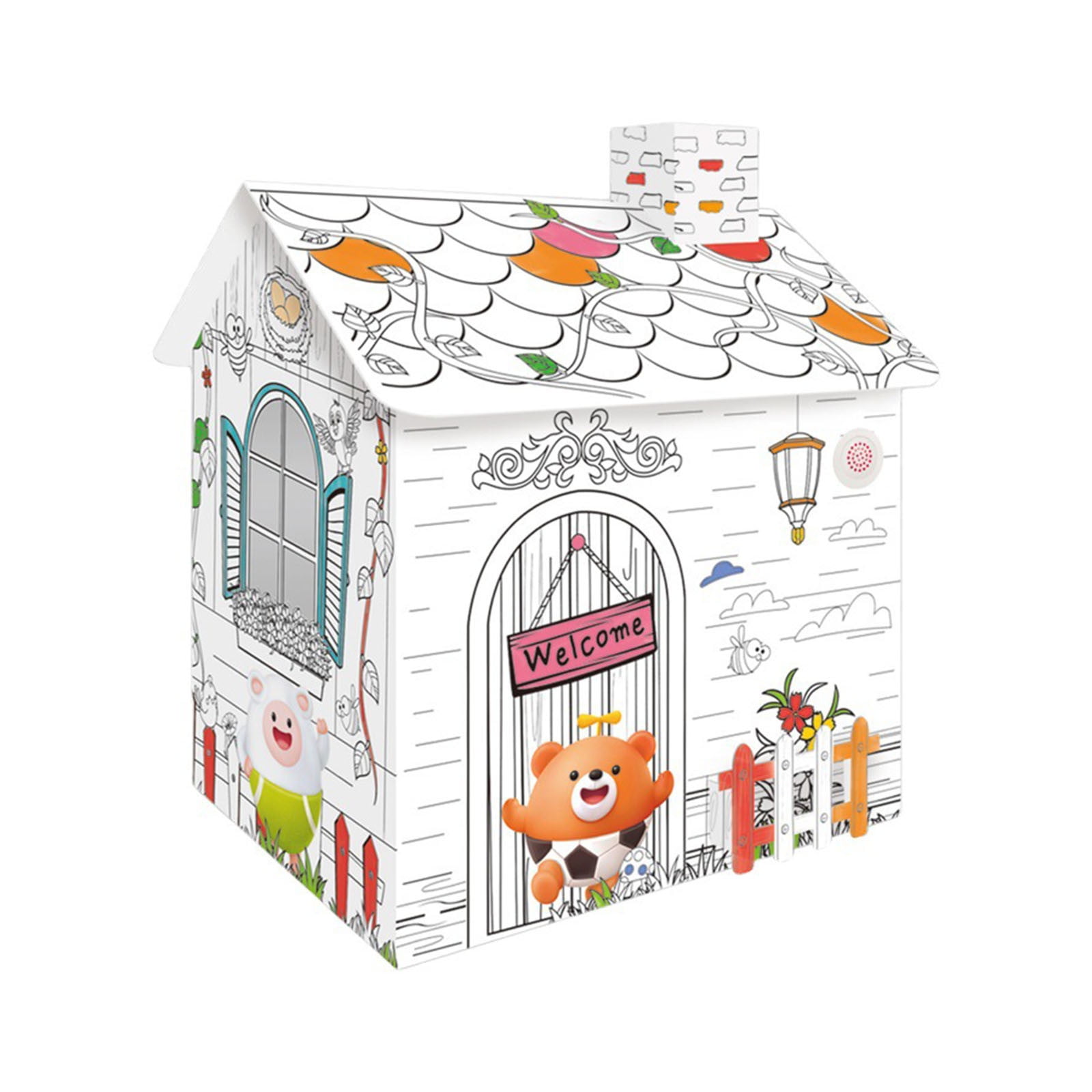 Tengw Gifts for Him/Her,DIY Playhouse Easily Foldable for Storage Kids ...