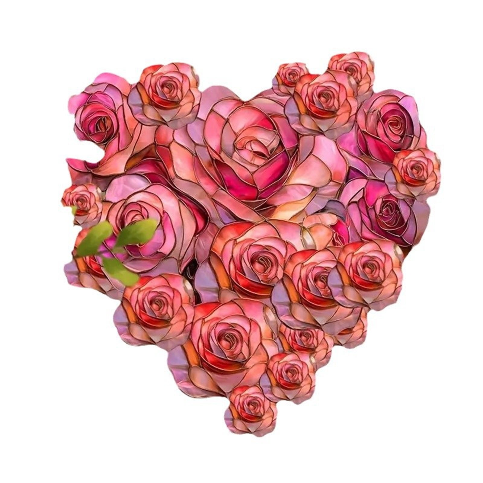 Tengw Valentines Day Decorations,Valentine's Day Heart-shaped Pendant ...