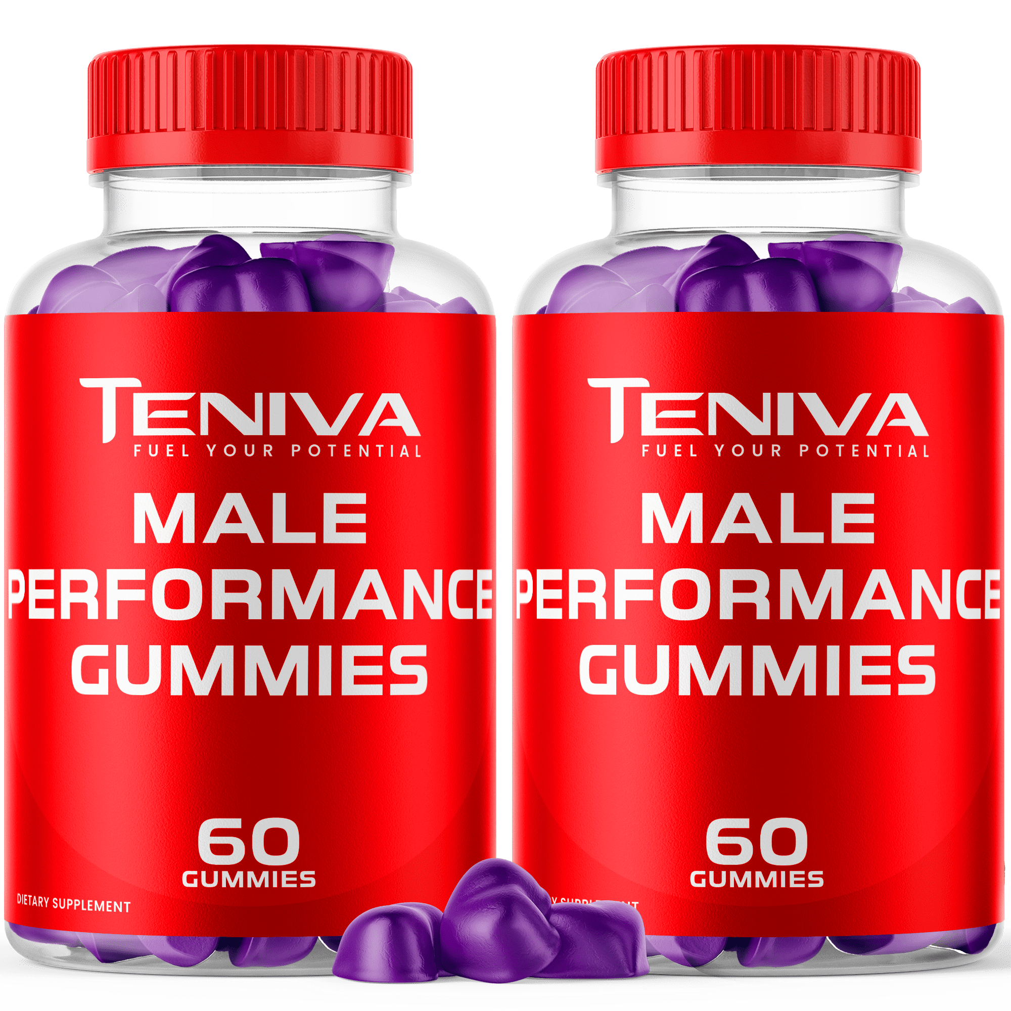 Teniva Gummies Advanced Formula All Natural Vitamin Supplement 120 ...