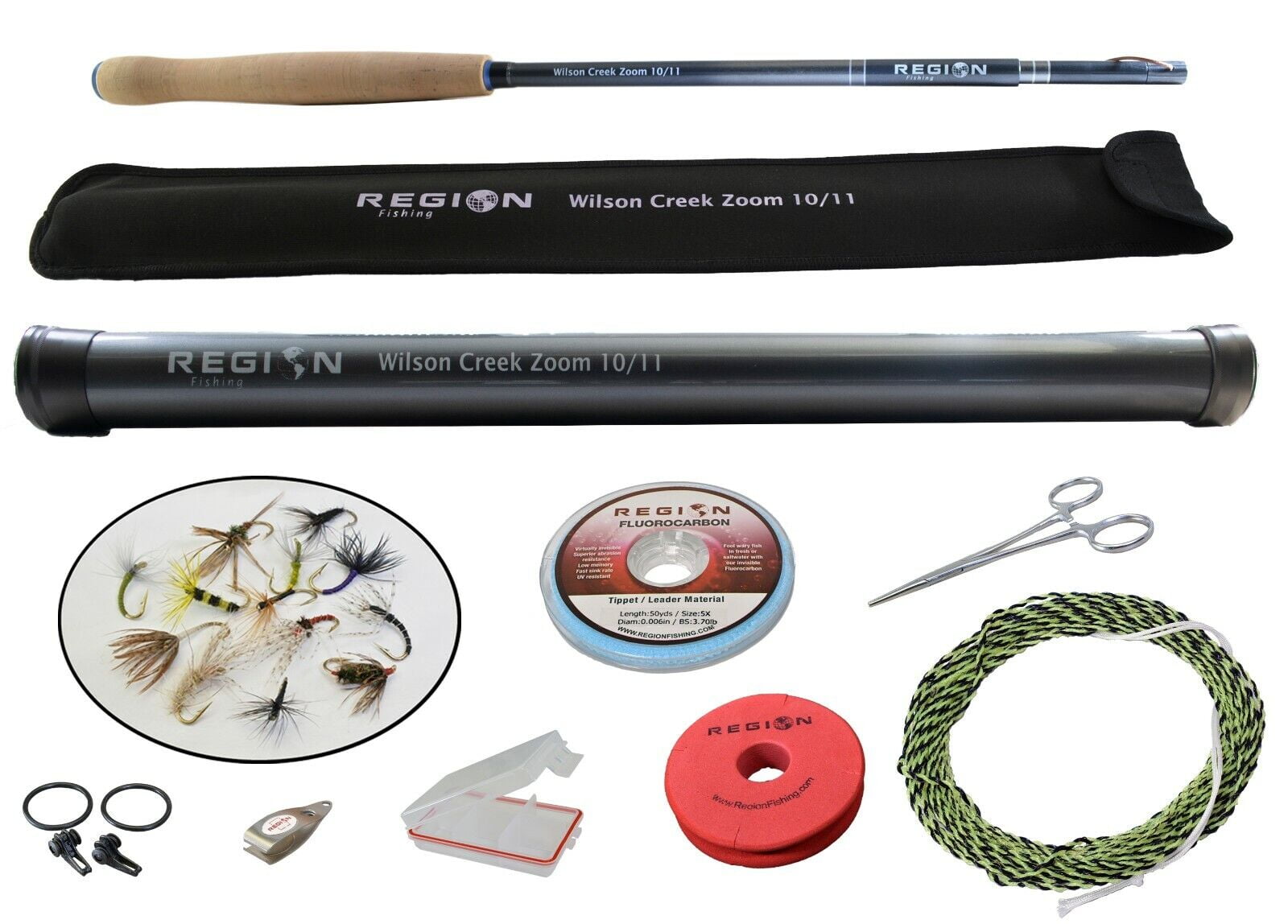 Tenkara Fly Rod - Wilson Creek Zoom 10'/11' w/Starter Kit- Japanese ...
