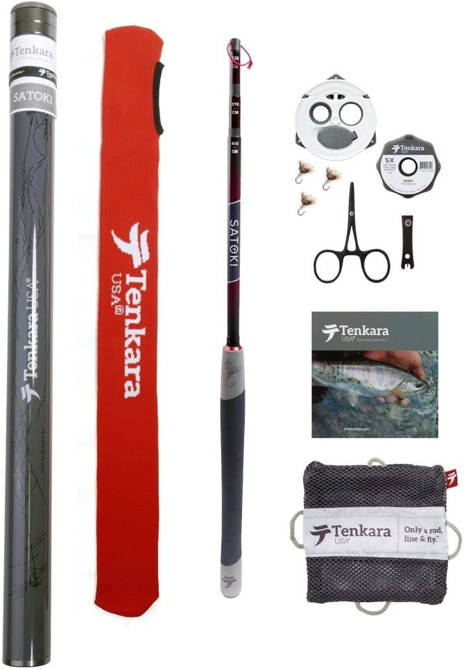 Tenkara USA Fly Fishing (Complete Set: SATOKI™ Rod + Starter Kit ...