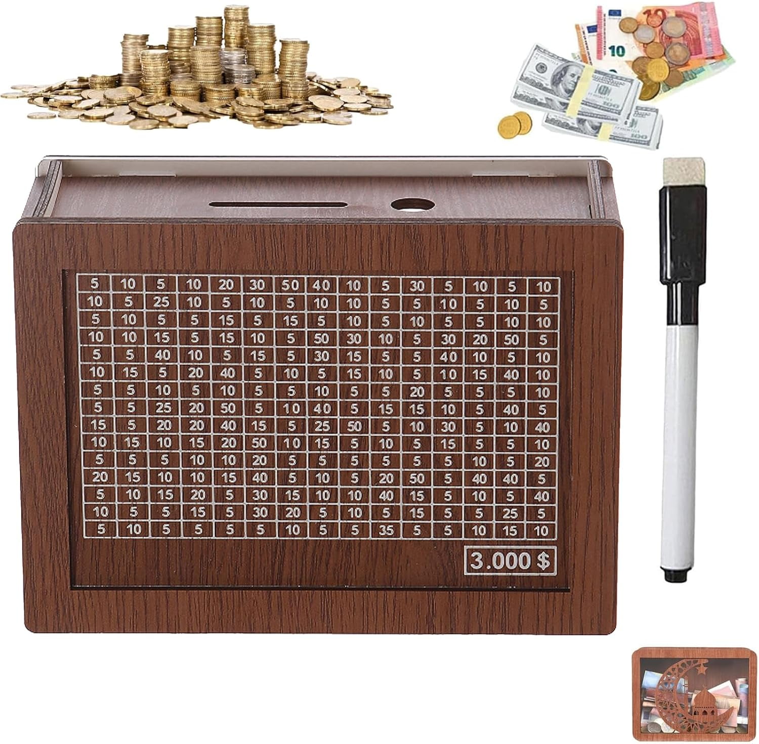 Tenkaybox, Tenkay Savings Box, Tenkaybox for Saving Money, 10000 ...