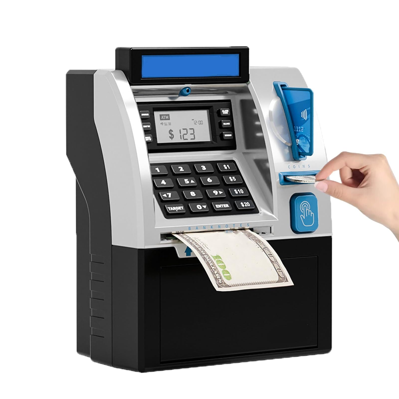Tenkaybox, Tenkaybox Smart ATM Piggy Bank, Electronic Money Saving Bank ...