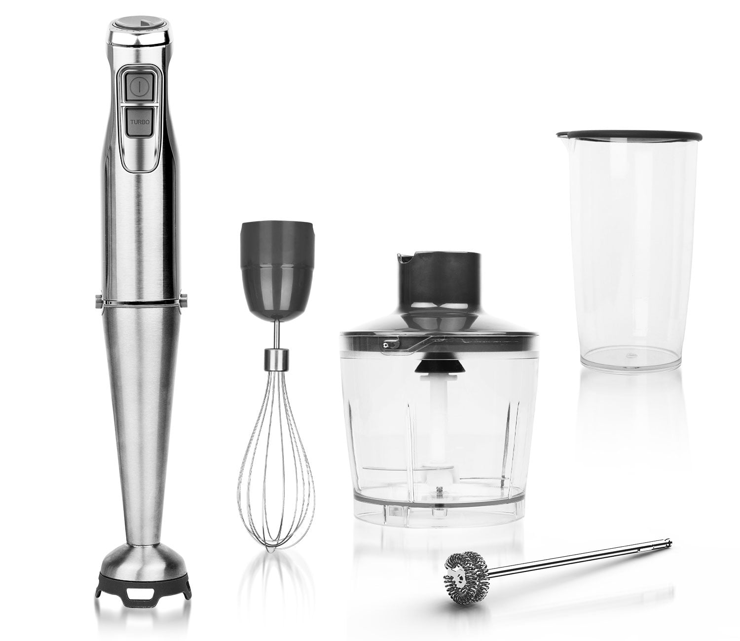 Tenker Immersion Blender, 12-Speed 1100W 5-in-1 Immersion Hand Blender, Stick Blender with Turbo ...