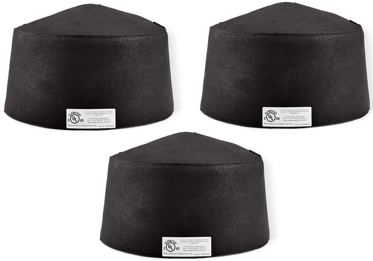 Tenmat FF109-300 One Hour UL Fire Rated Recessed Light Cover (Pack of 3 ...