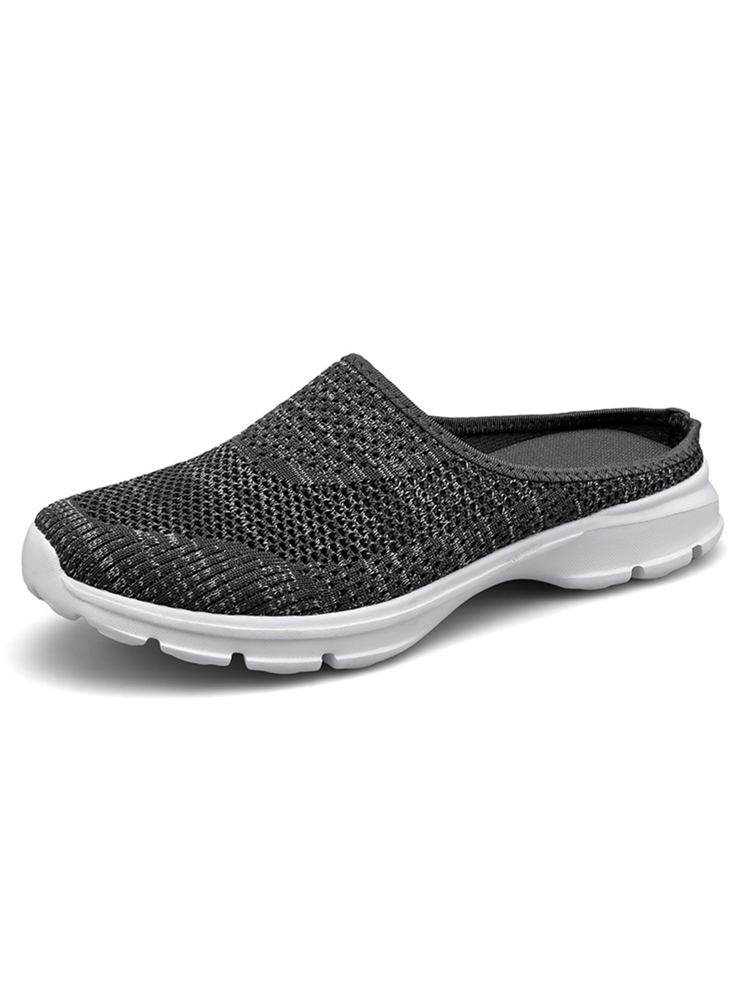 Tenmix Womens Backless Sneakers Summer Slip on Mules Mens Walking Shoes ...