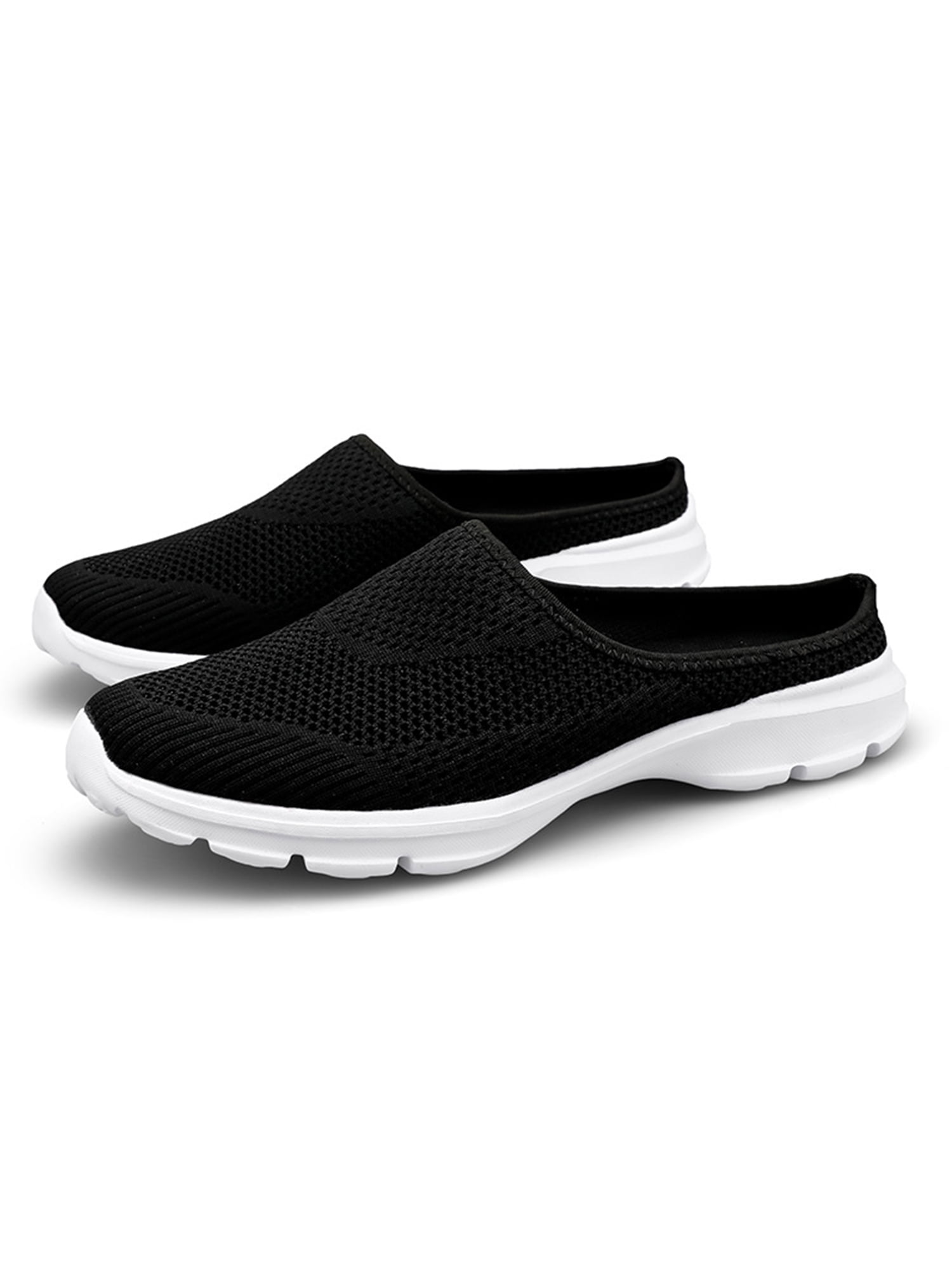 Tenmix Womens Backless Sneakers Summer Slip on Mules Mens Walking Shoes ...