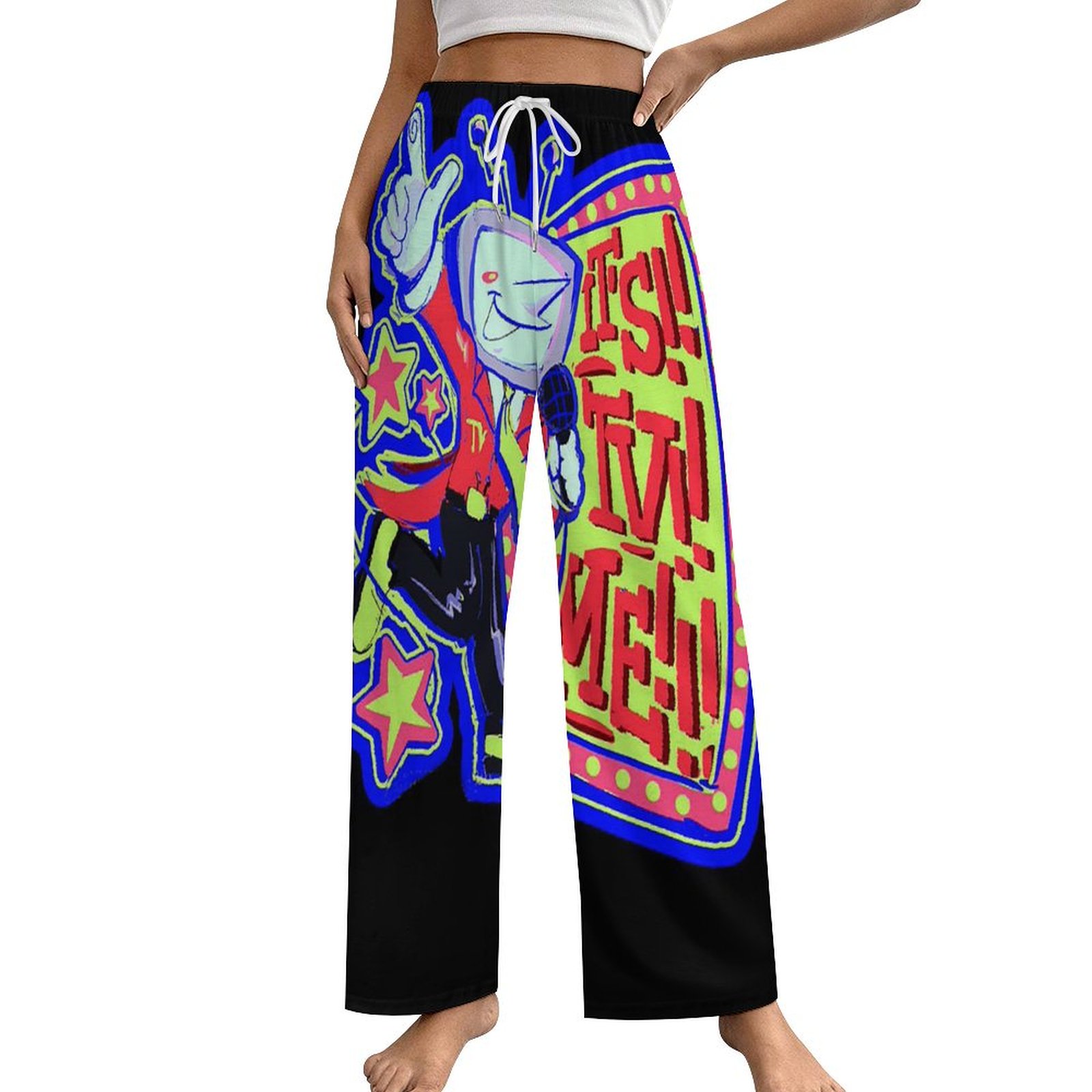 Tenna TV Deltarune Home Pajamas Long Pants Ladies Pjs Sleepwear Pant ...