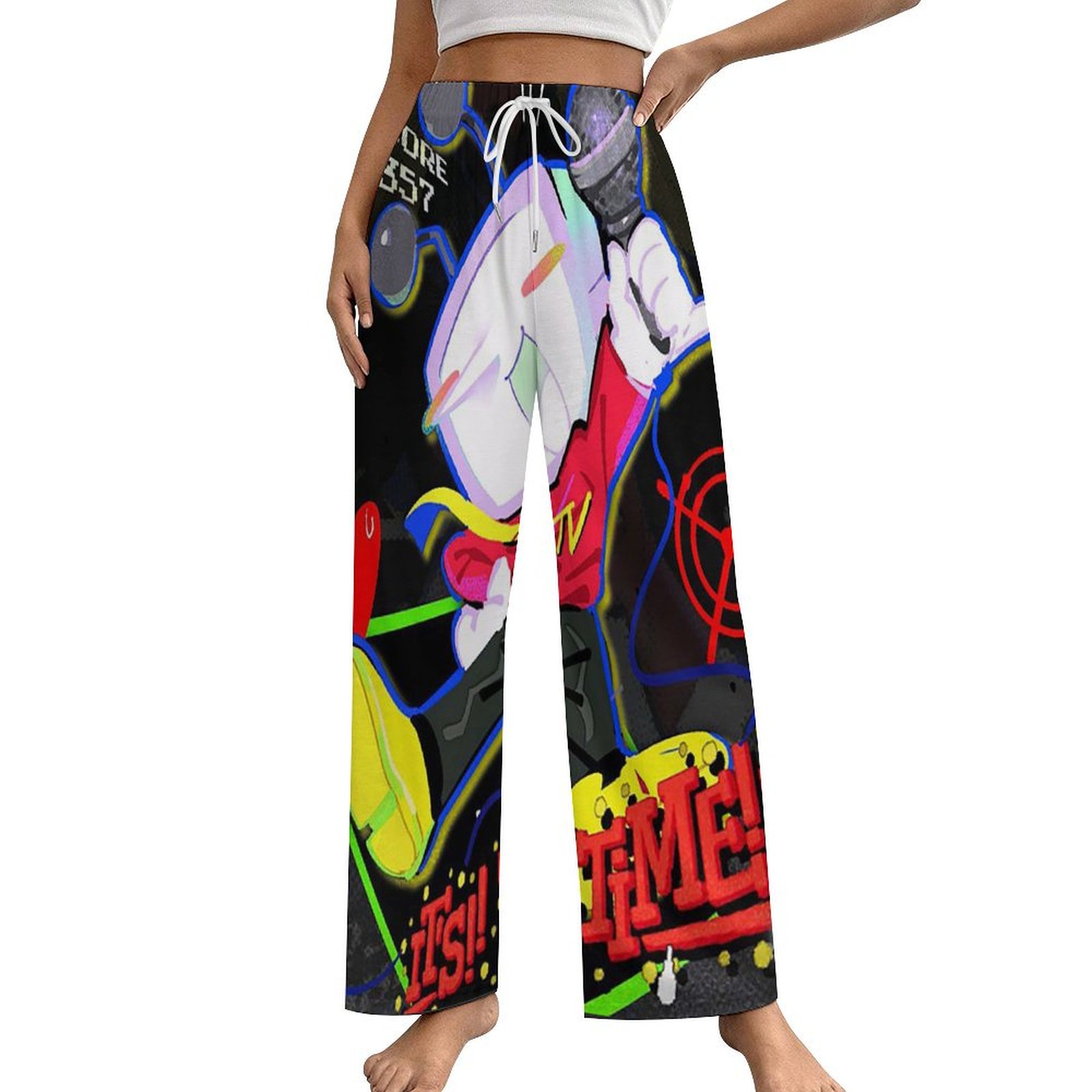 Tenna TV Deltarune Home Pajamas Long Pants Ladies Pjs Sleepwear Pant ...