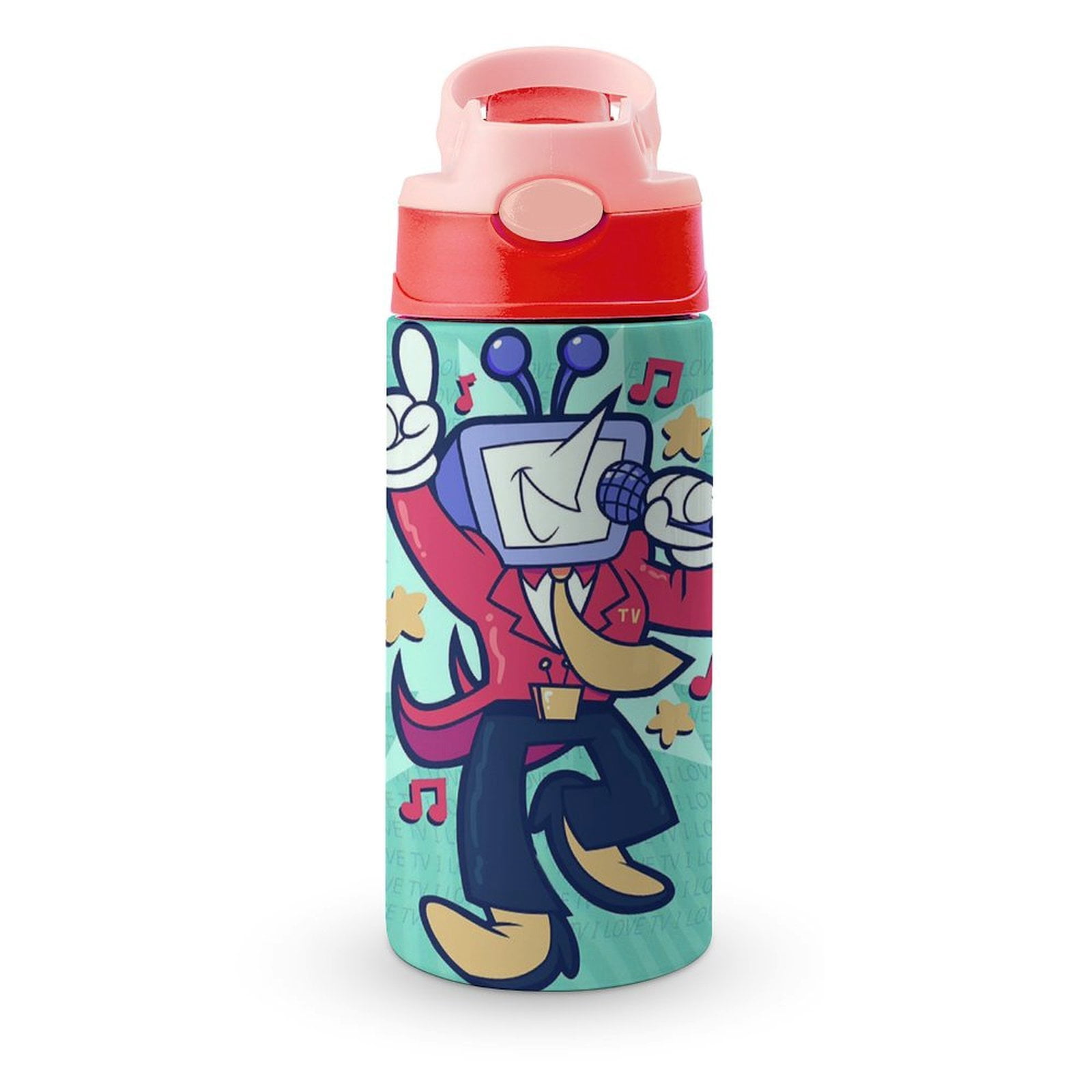 Tenna TV Time Deltarune Insulated Stainless Steel Water Bottle with ...