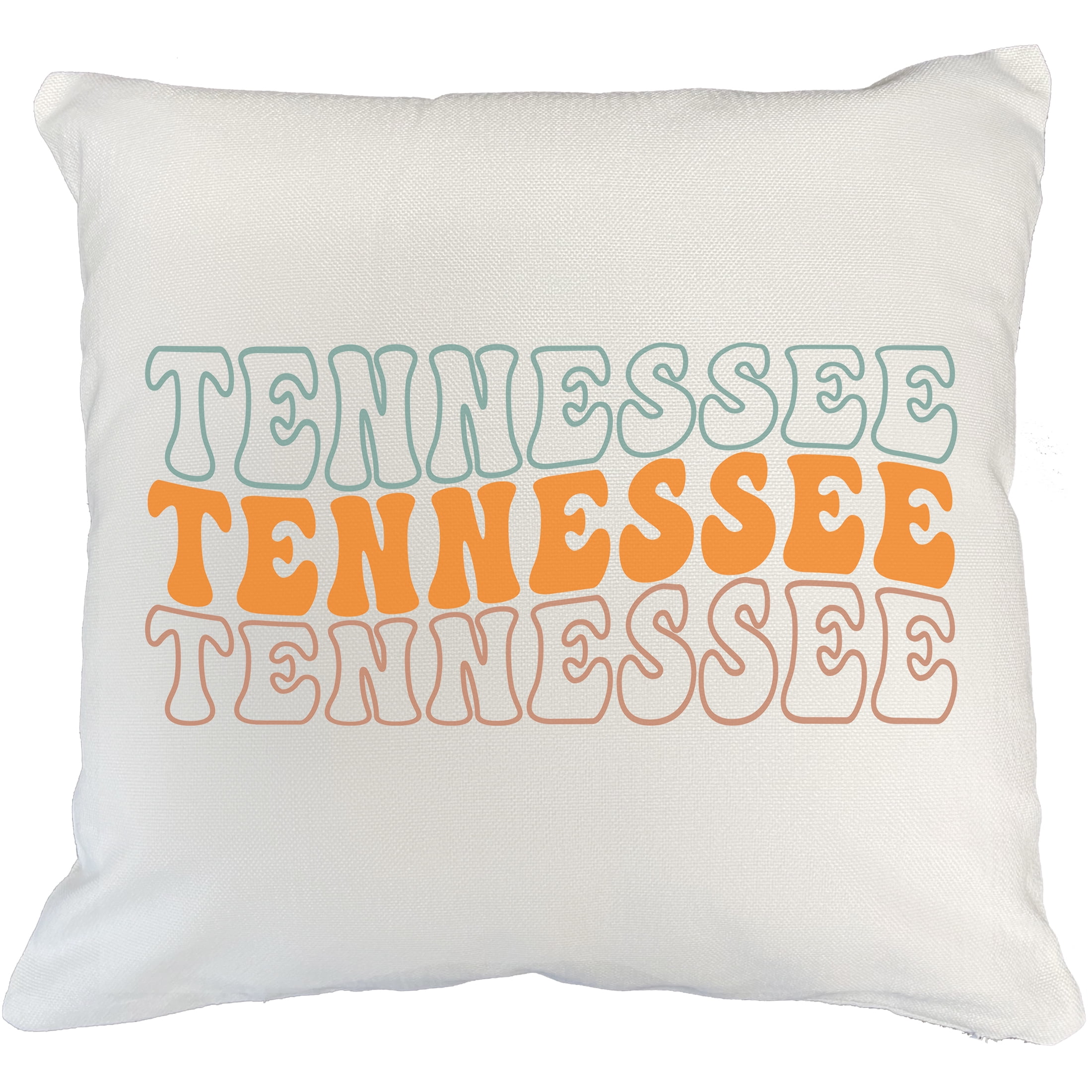 Tennessee, America, USA or US State Themed, Groovy Retro Wavy Text ...