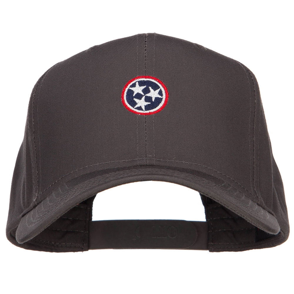 Tennessee Flag Logo Embroidered Twill Pro Cap - Charcoal OSFM - Walmart.com