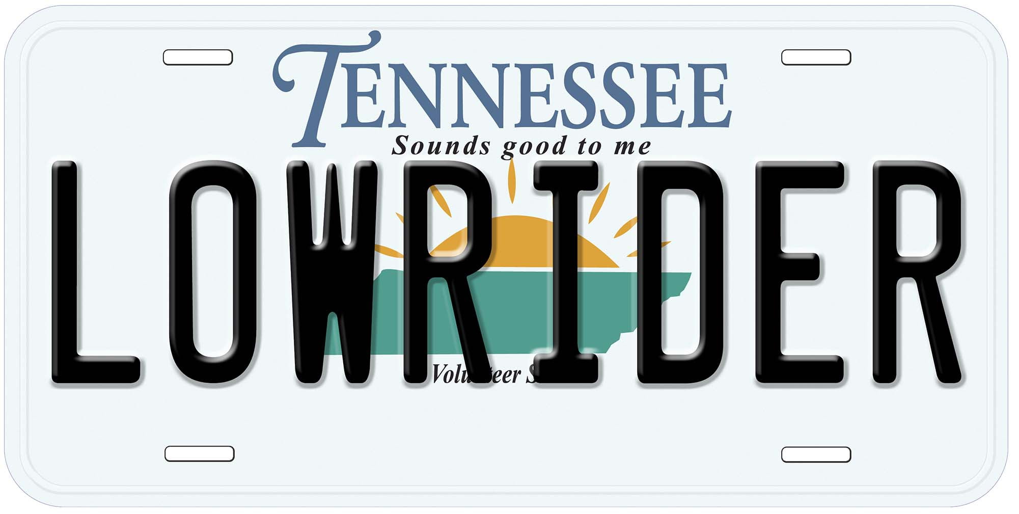 Tennessee Lowrider Novelty Car Auto License Plate - Walmart.com