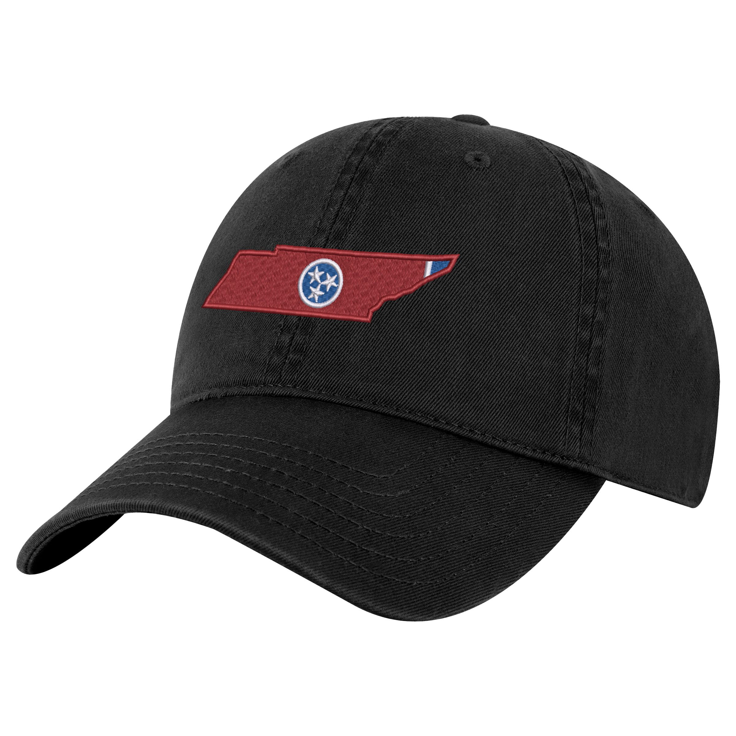 Tennessee Tri-Star Baseball Hat - TN State Outline Cap - Volunteer ...