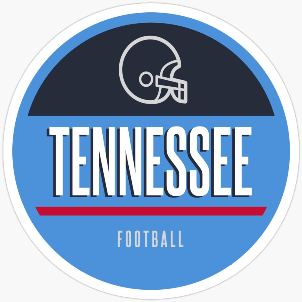 Tennessee Retro Football Sticker Baseball Sticker, Football Sticker ...
