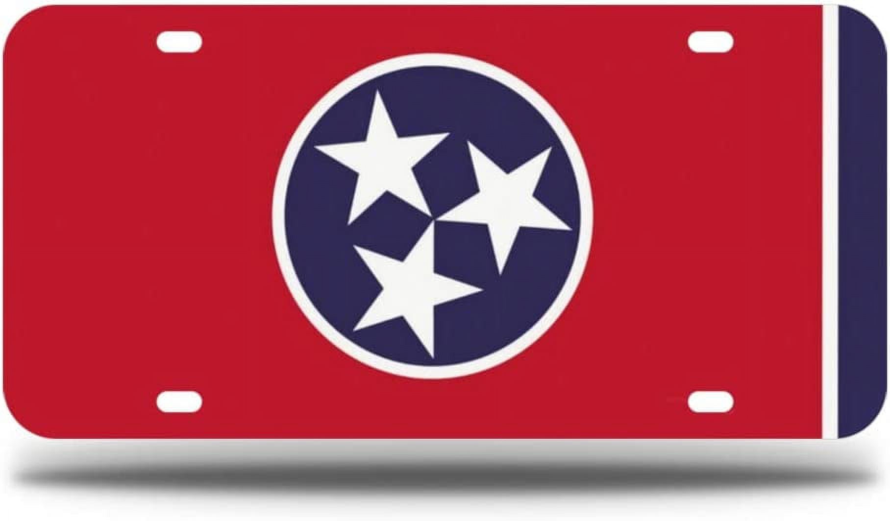 Tennessee State Flag License Plate,Car Front License Plates with 4 ...