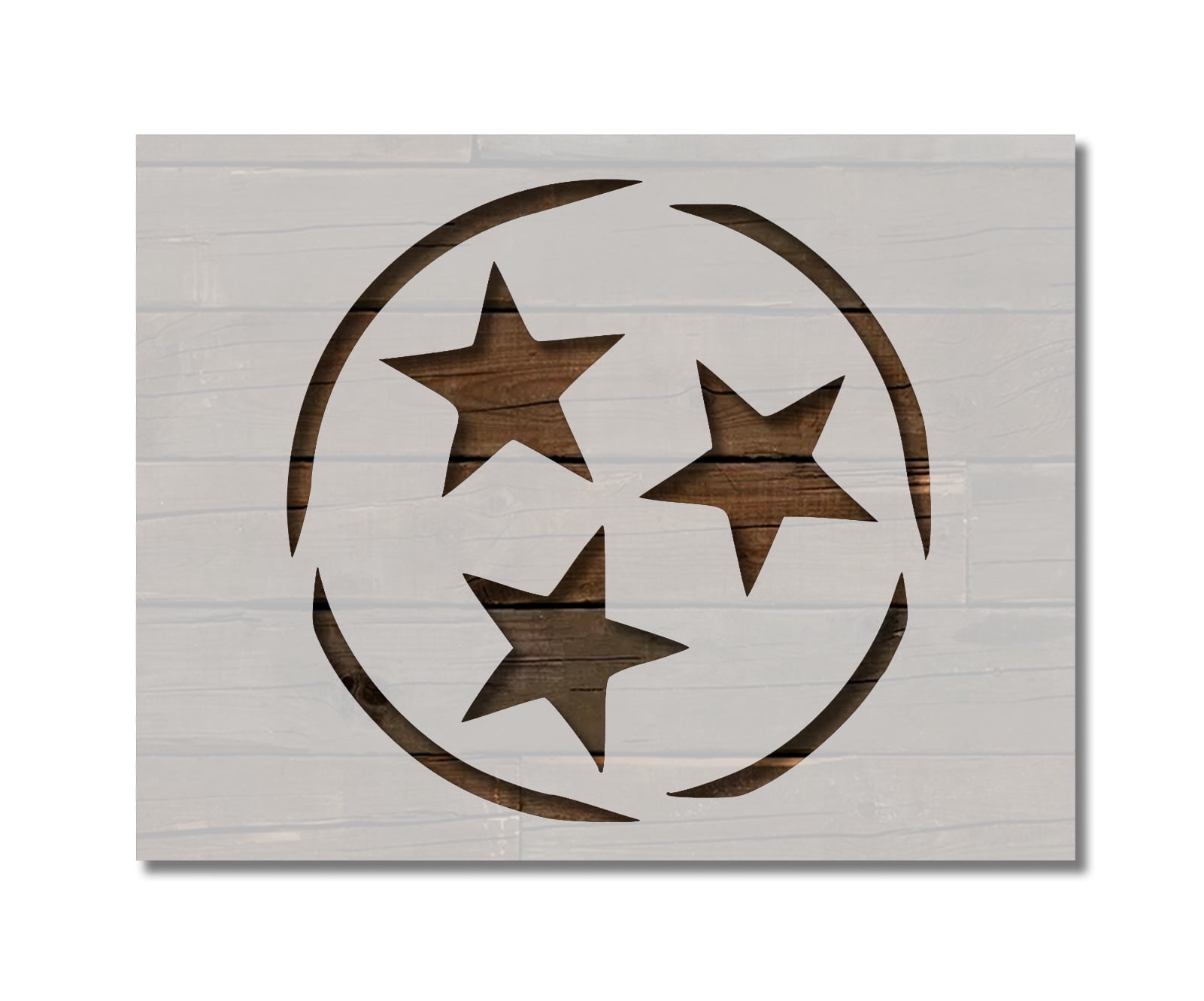 Tennessee State Flag Stencil Template Reusable 8.5 x 11 for Painting on ...