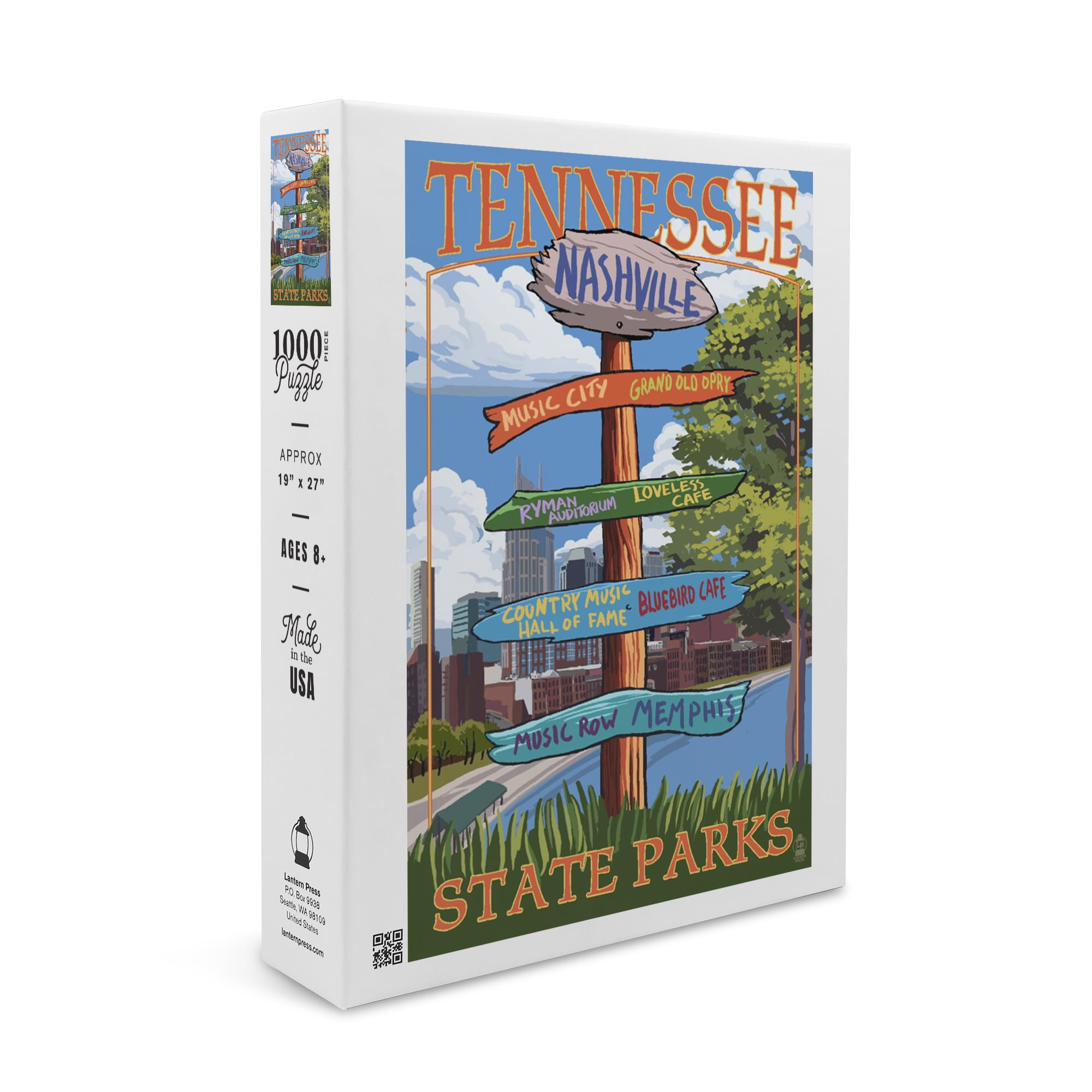 Tennessee State Parks, Signpost (1000 Piece Puzzle, Size 19x27 ...