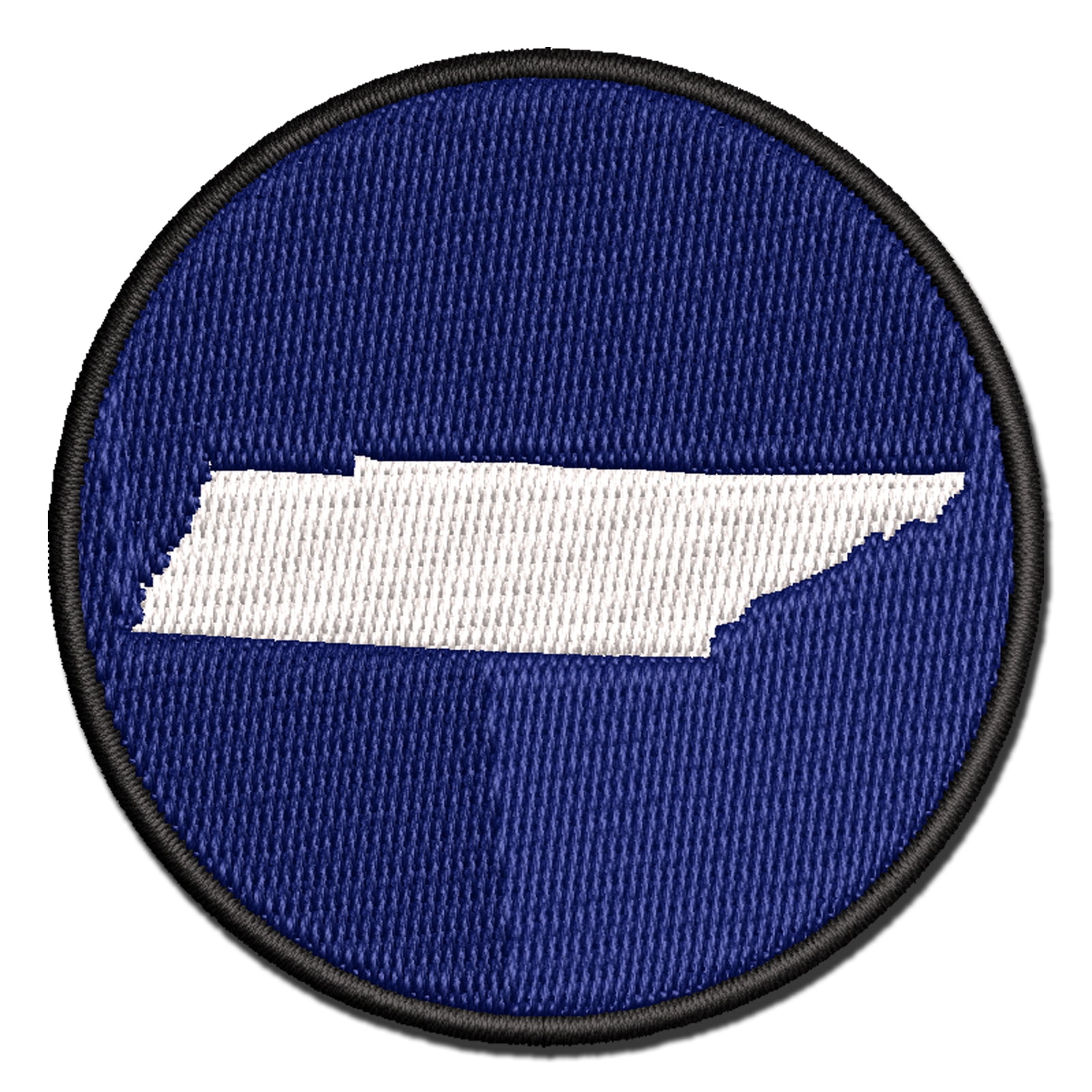 Tennessee State Silhouette Applique Multi-Color Embroidered Hook & Loop ...
