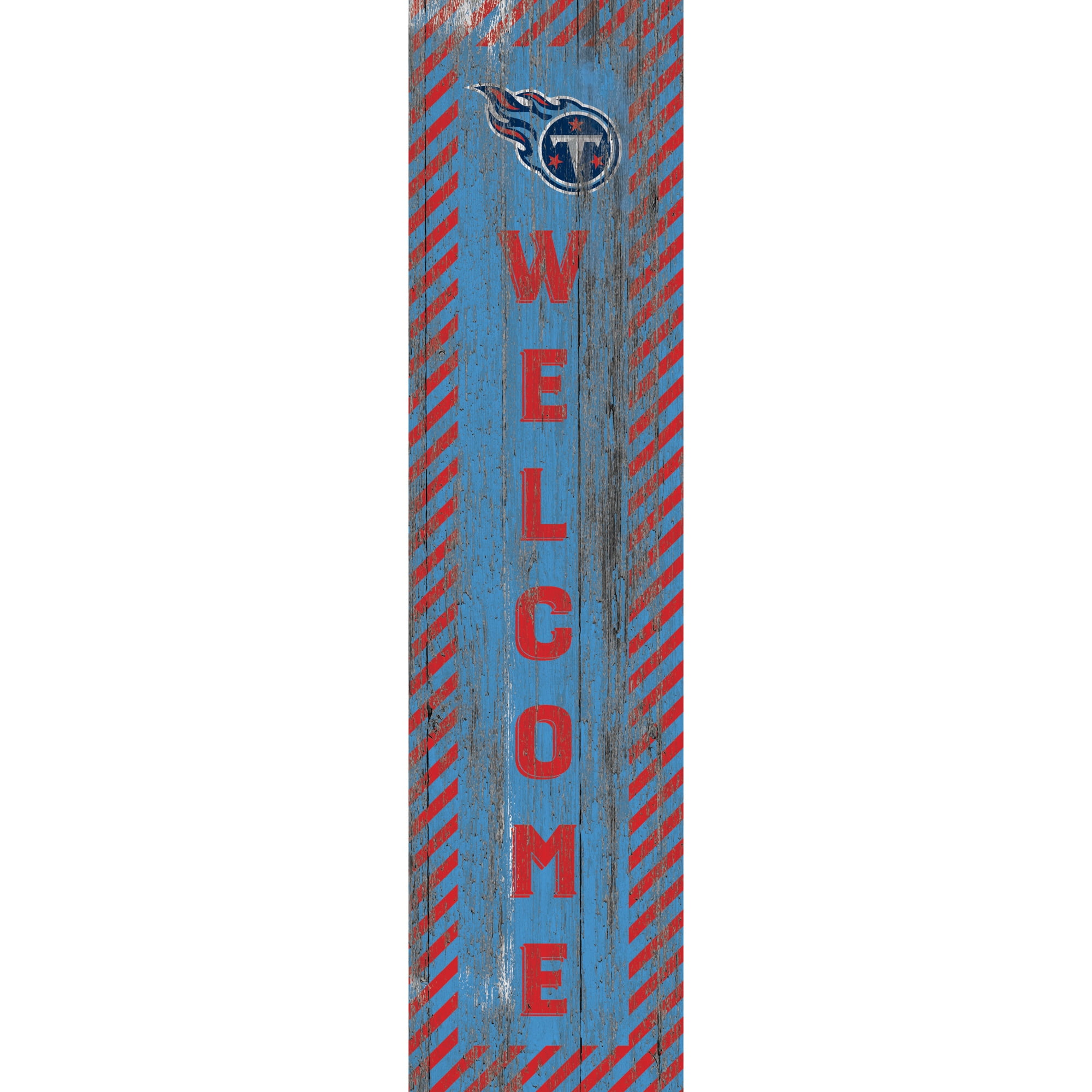 Tennessee Titans 12'' x 48'' Door Leaner Welcome Sign - Walmart.com