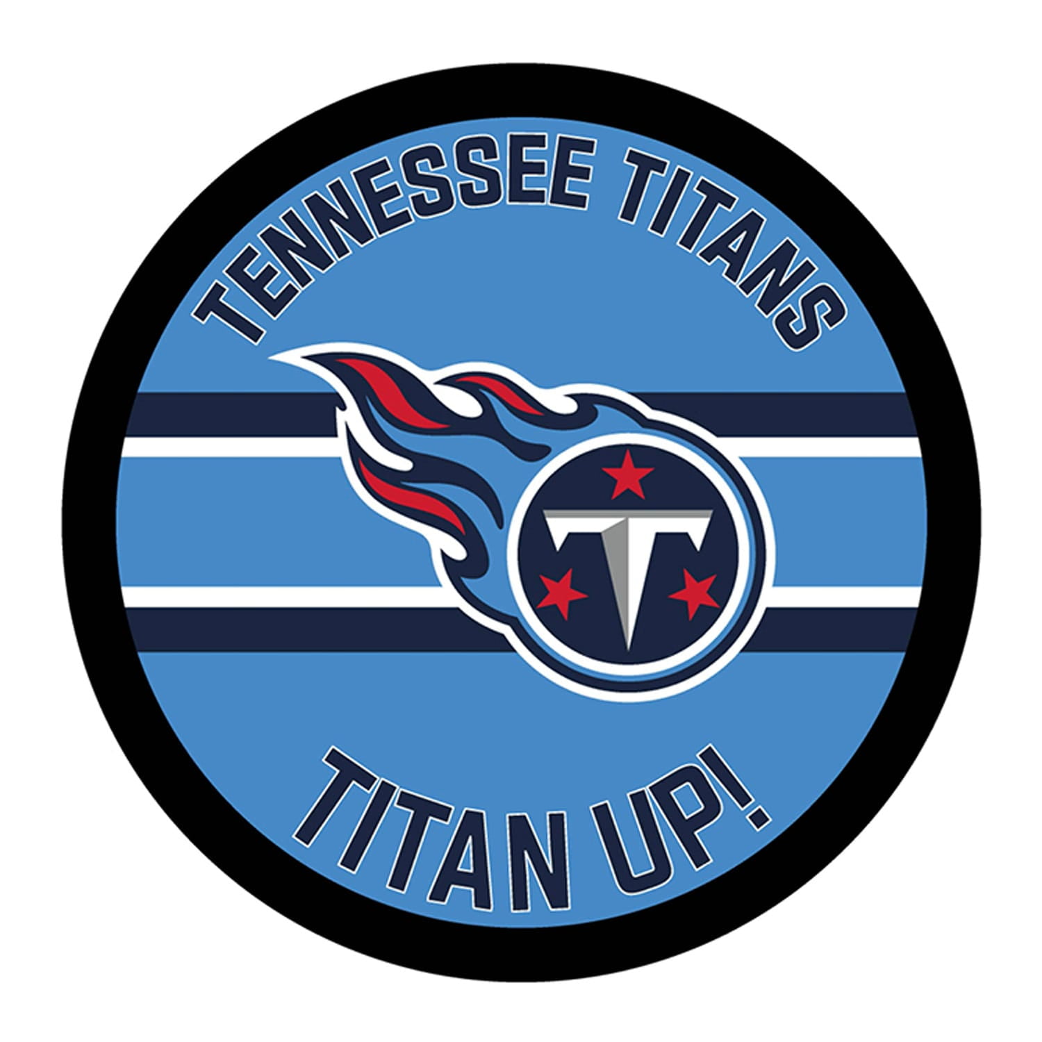 Tennessee Titans 15" Round LED Lit Wall Sign - Walmart.com