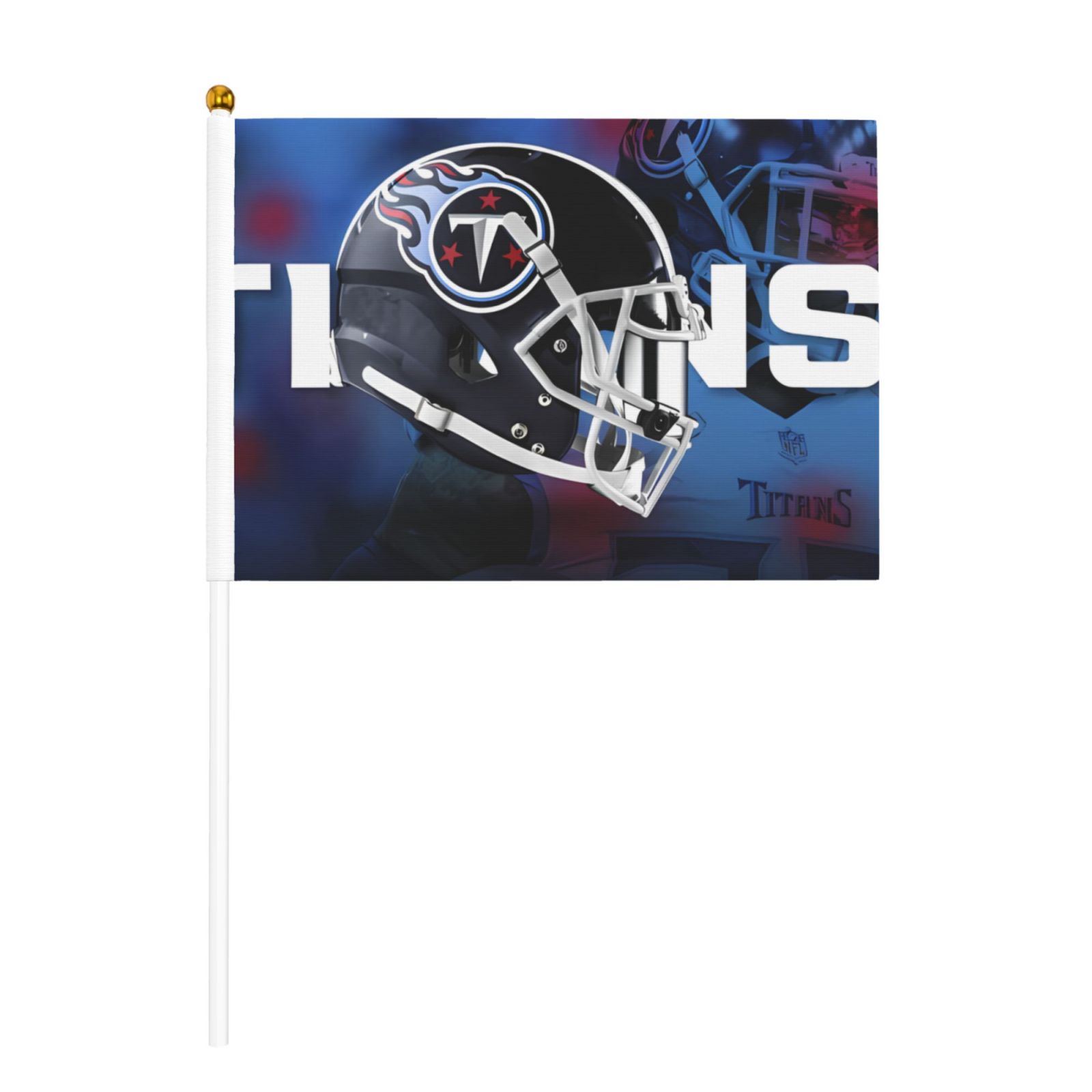 Titans Football Team support double-sided hand-waved flag 5.5x8.2in ...