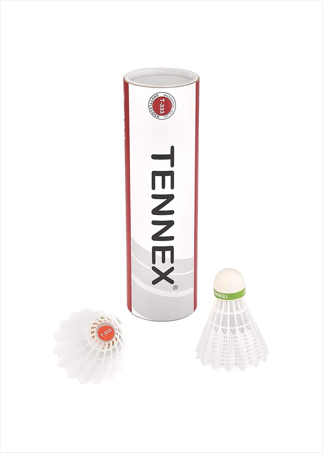 Tennex T 333 Nylon Badminton Cork Base Shuttlecock For Intermediate ...