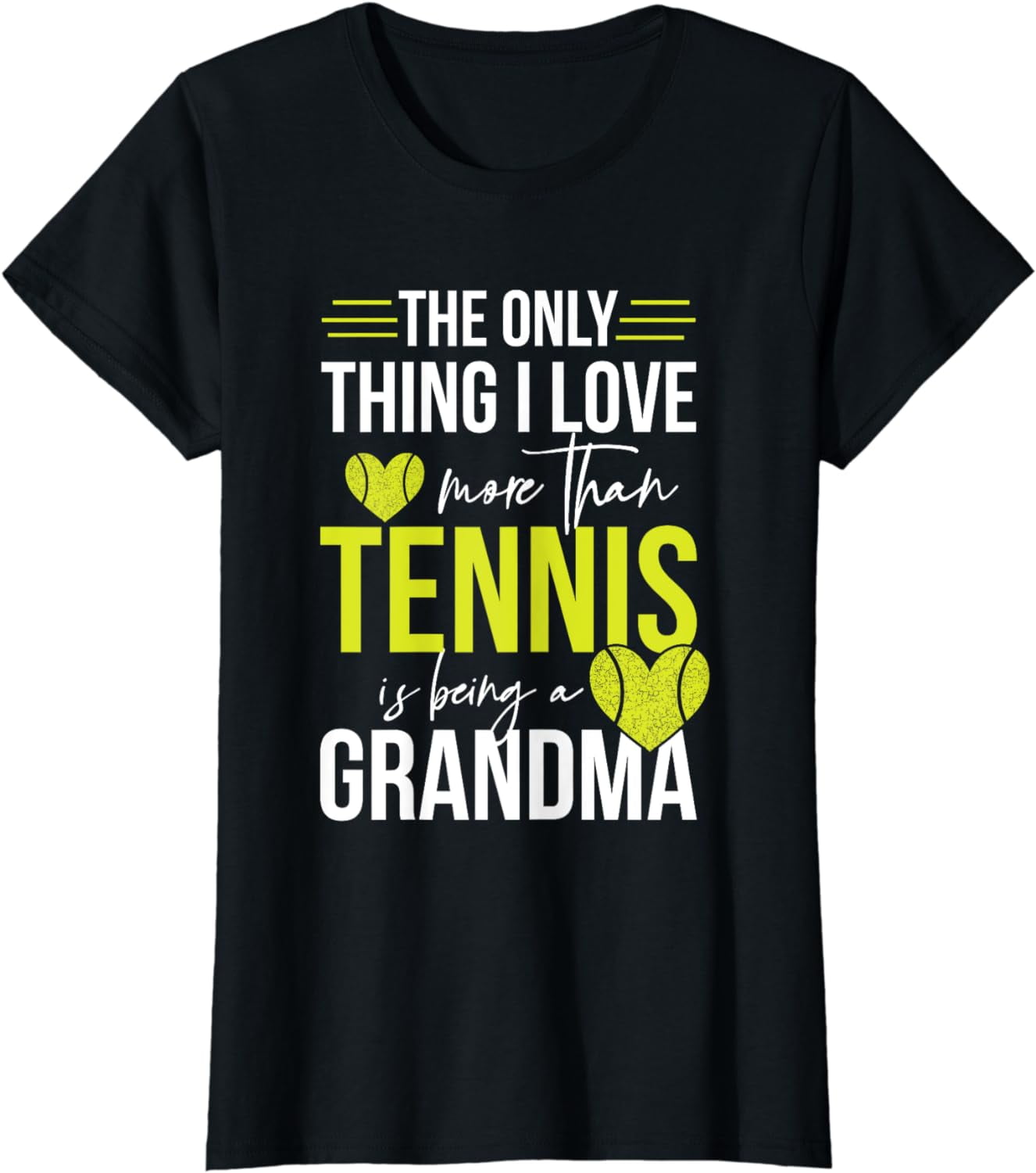 Tennis Addiction Design for your Tennis Lover Grandma T-Shirt - Walmart.com