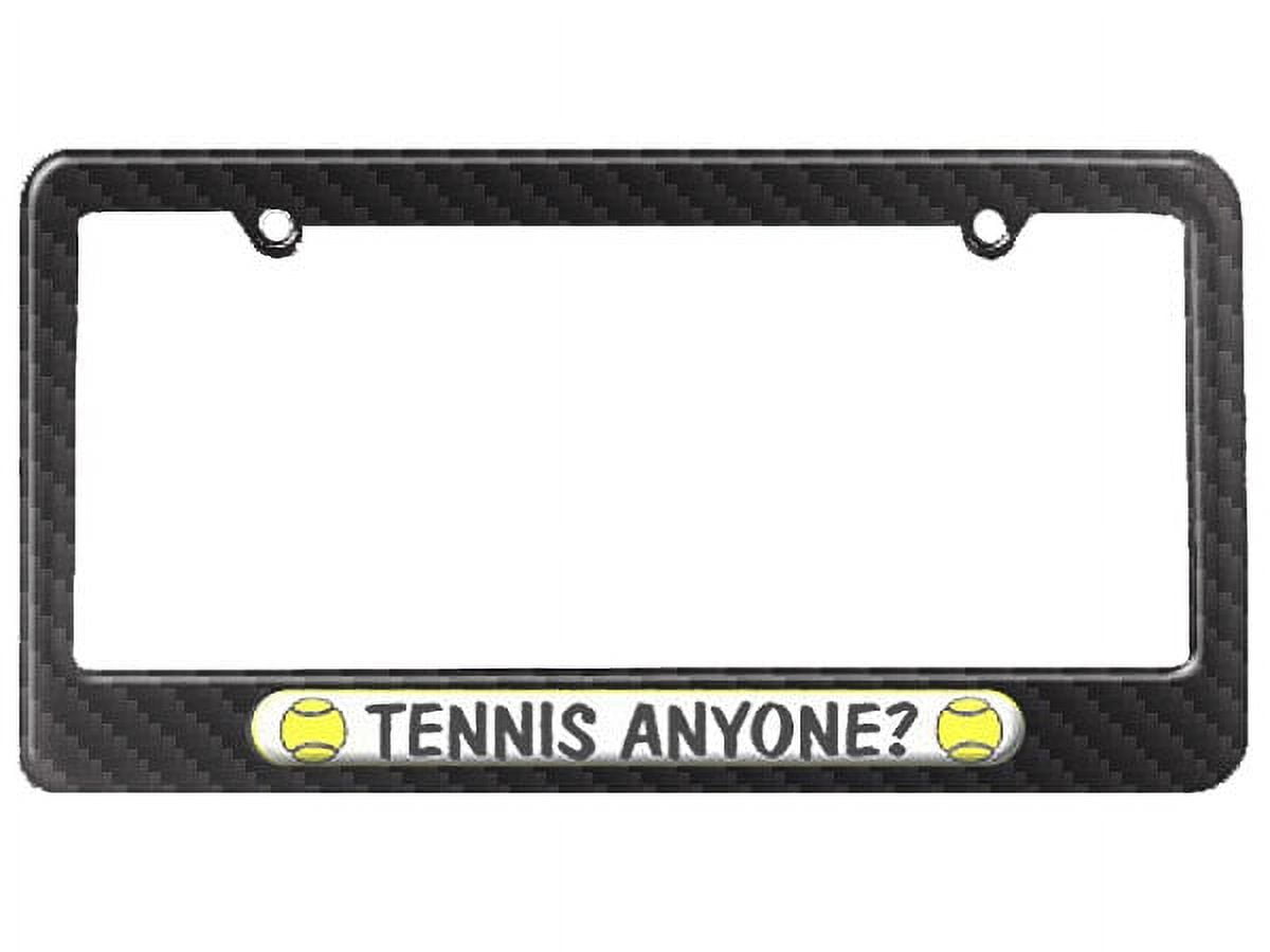 Tennis Anyone - Tennis Balls License Plate Frame - Walmart.com