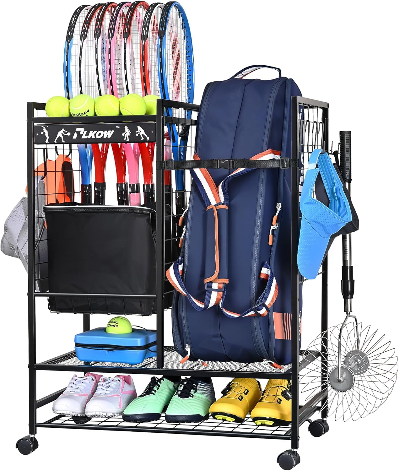 Tennis Bag Organizer Tennis Racket Storage Rack, Tennis Equipment ...