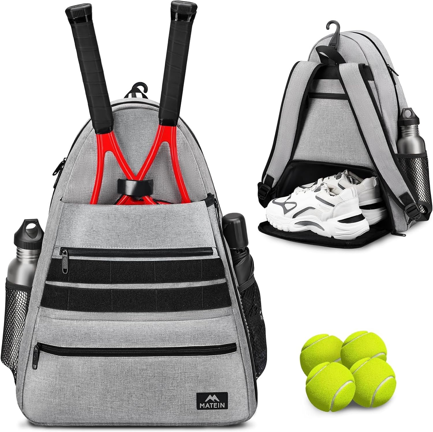 Tennis Bag Tennis Racket Bags, Large Tennis Backpack for Men & Women ...