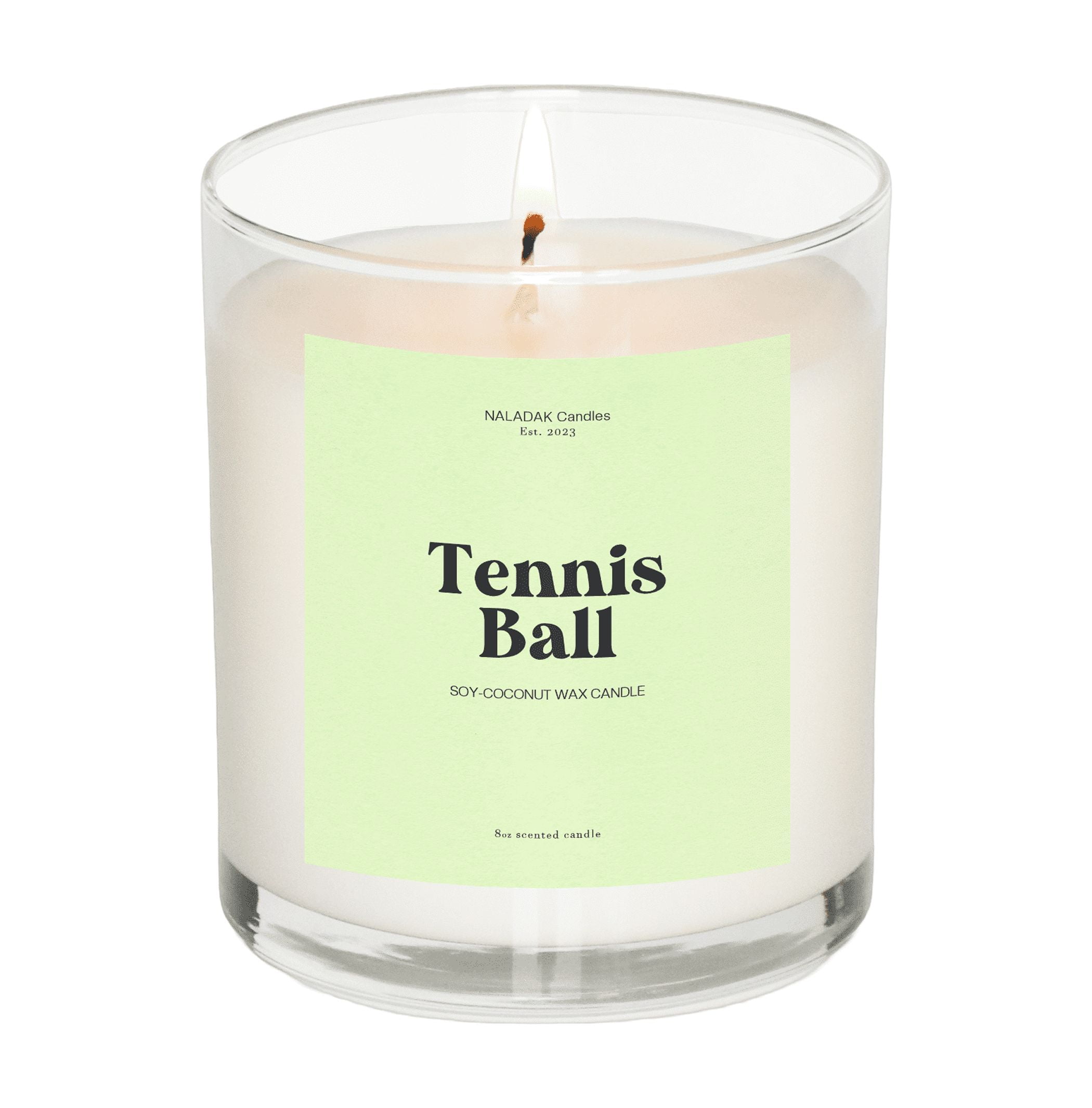 Tennis Ball 8oz Scented Soy Candle by NALADAK Candles - Walmart.com