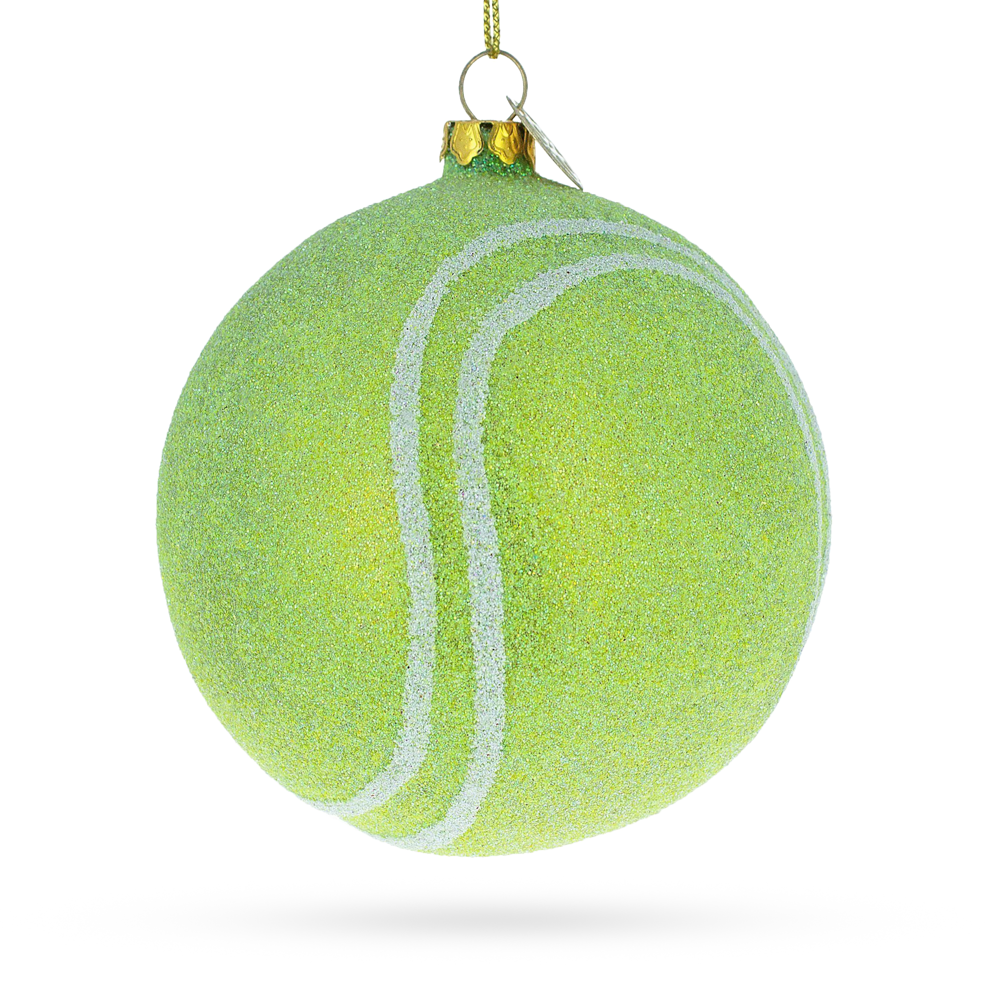 Tennis Ball Blown Glass Christmas Ornament - Walmart.com