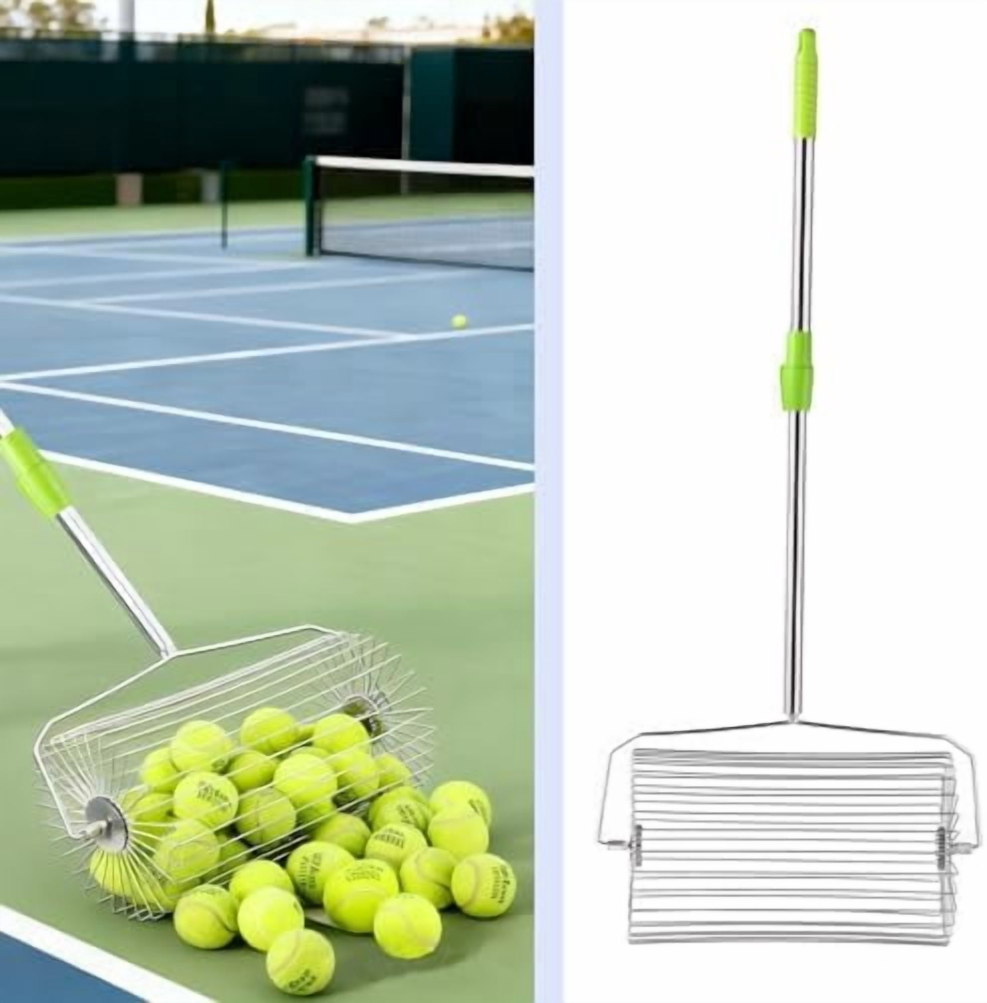 Tennis Ball Collector,Tennis Picker Upper for Coaches and Training ...