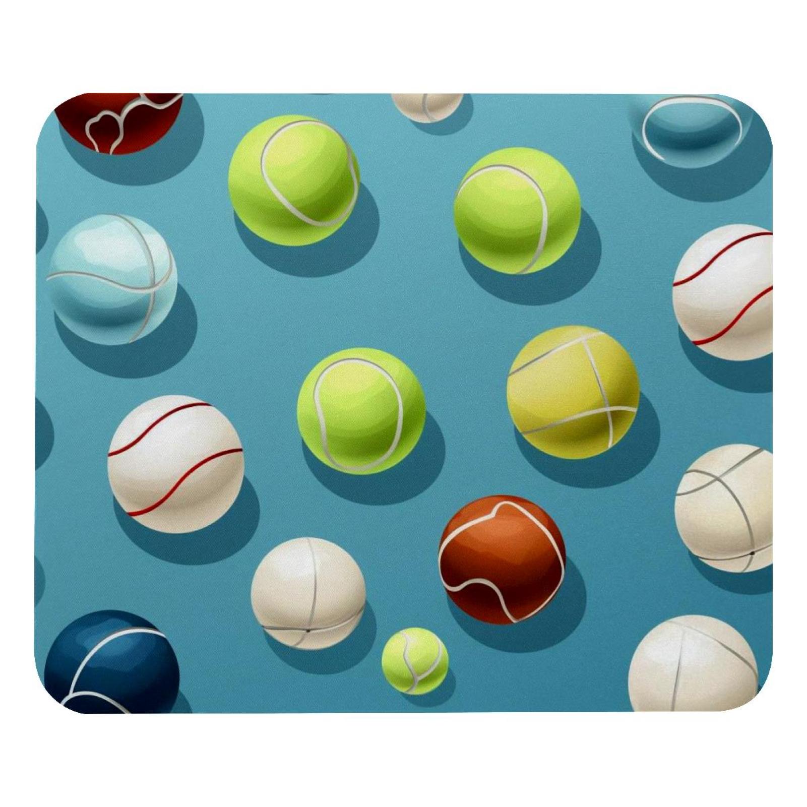 Tennis Ball Computer Mouse Pad,Rubber Mouse Mat for Gaming, Office ...
