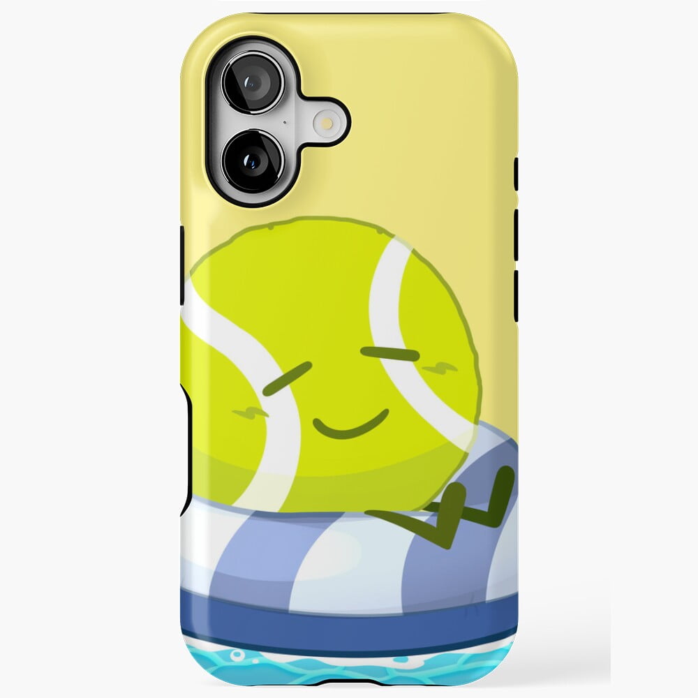 Tennis Ball Floatie Fun Sports Inspired Illustration Phone Case with ...