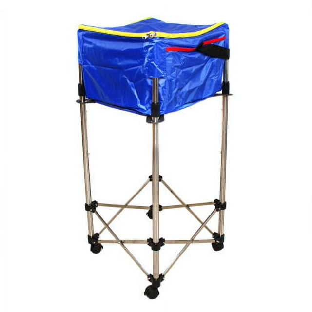 Tennis Ball Hopper with Wheels Portable Tennis Ball Basket Holds 160 ...