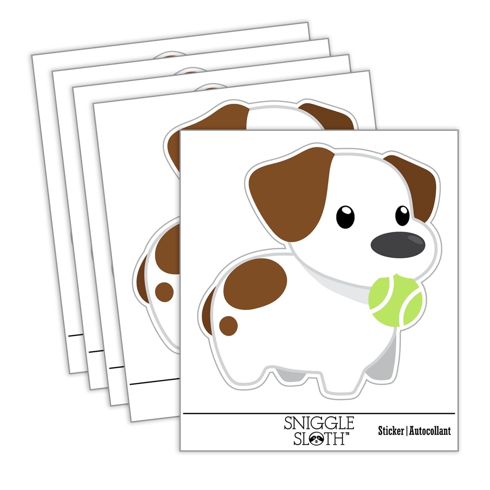 Tennis Ball Jack Russell Terrier Dog Puppy Car Window Bumper Water ...