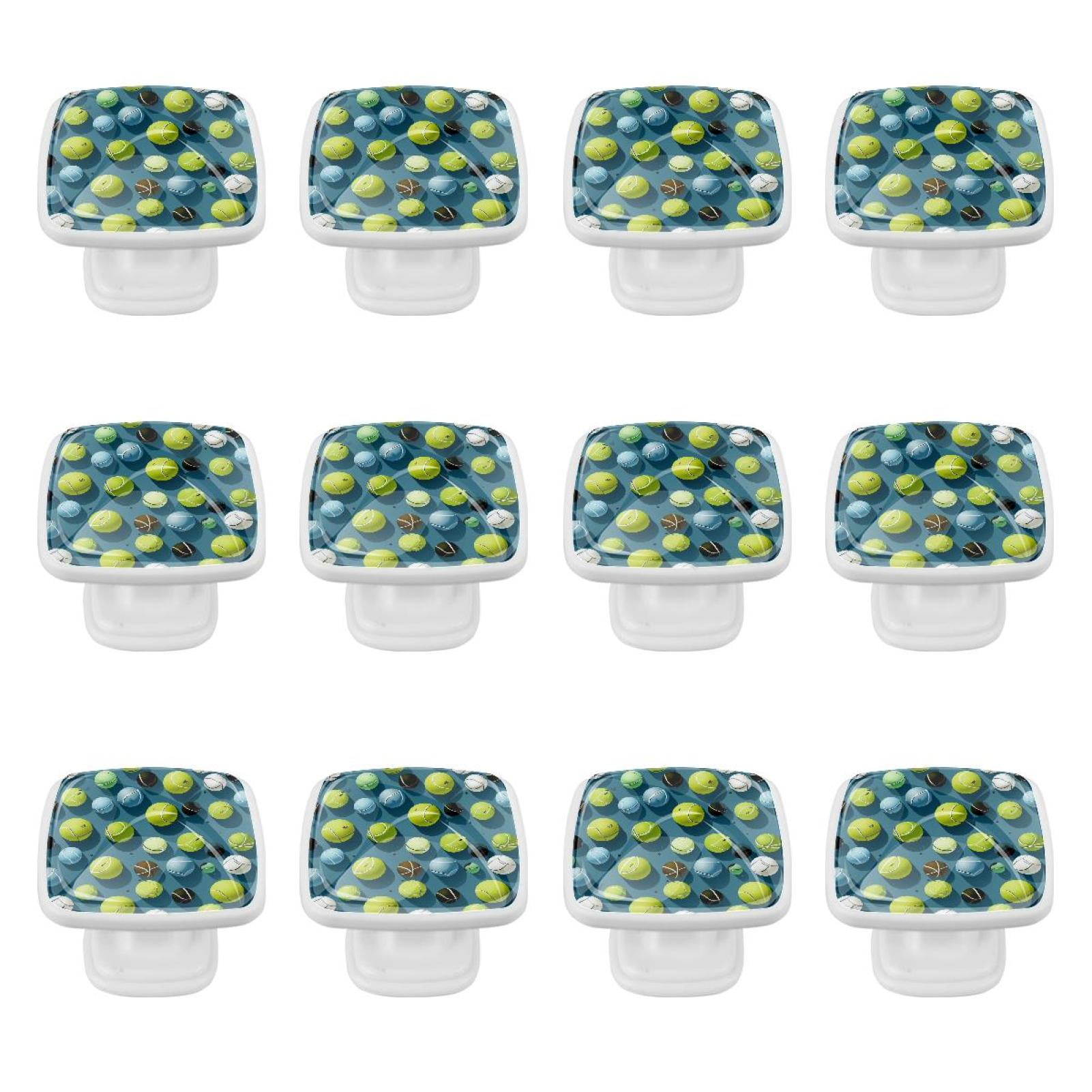 Tennis Ball Kitchen Cabinet Knobs 12 Pack Drawer Knobs Cabinet Hardware ...