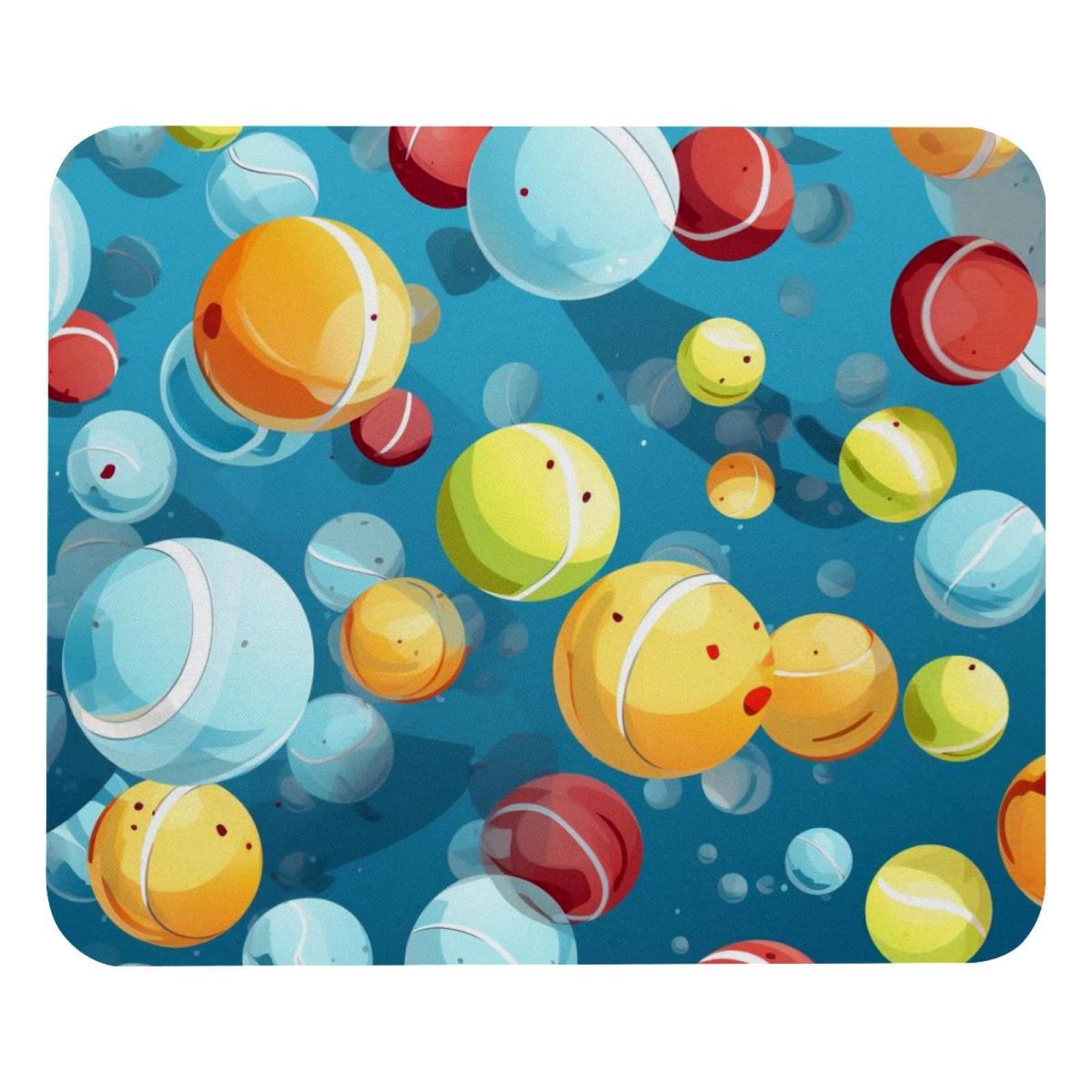 Tennis Ball Mouse Pad, Cloth with Rubberized Base - Walmart.com