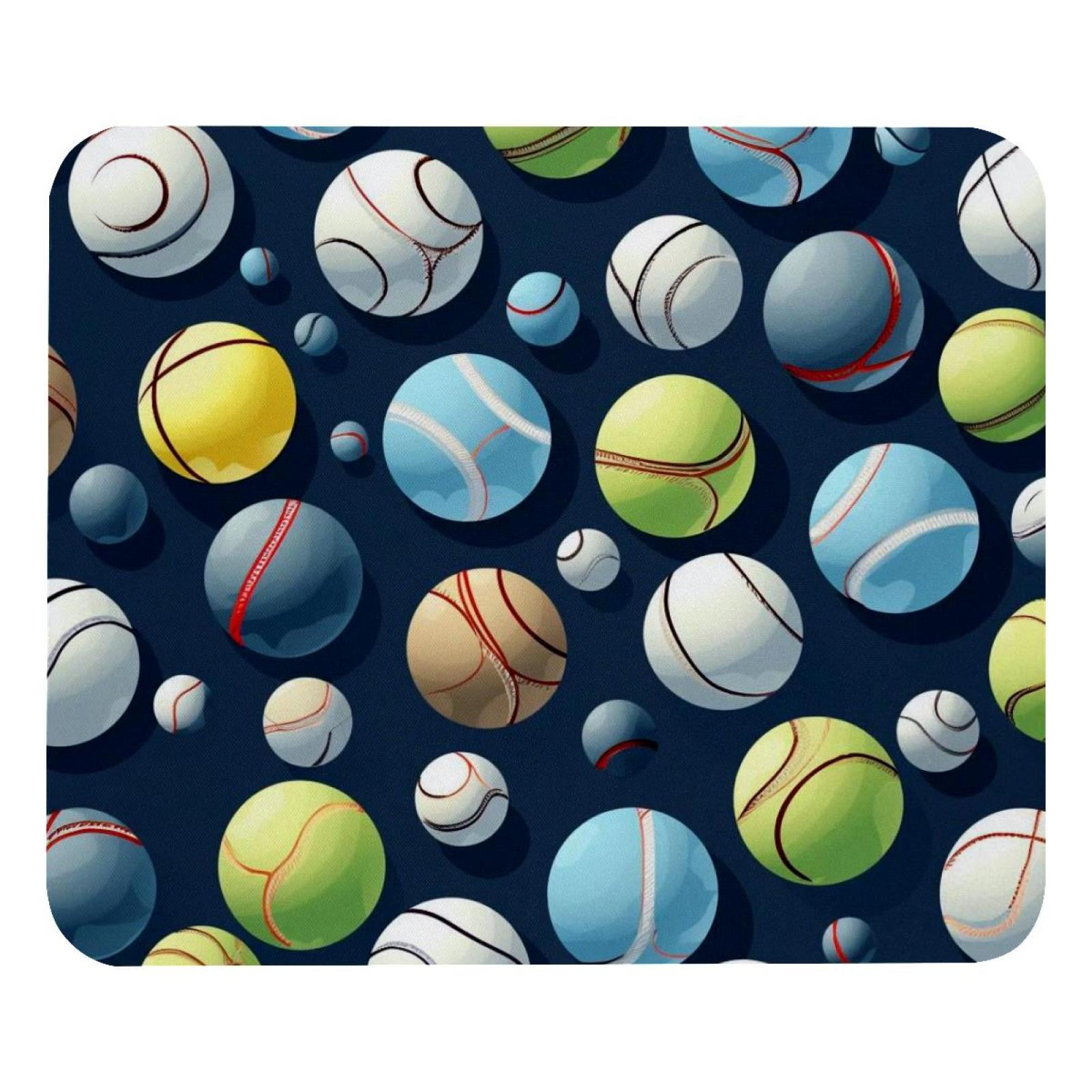 Tennis Ball Mouse Pad, Cloth with Rubberized Base - Walmart.com