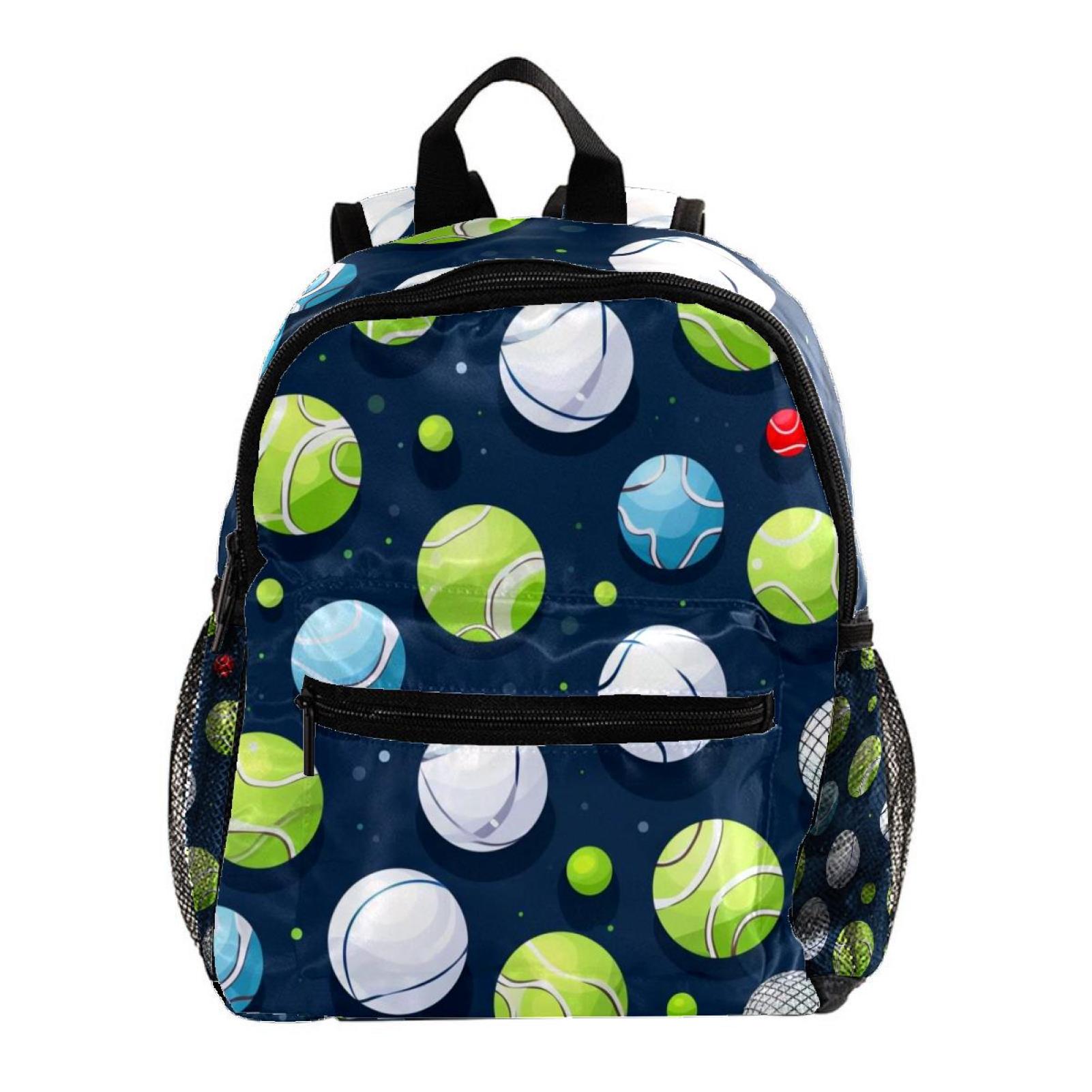 Tennis Ball Official Backpack School Bag with Adjustable Straps for 3-8 ...