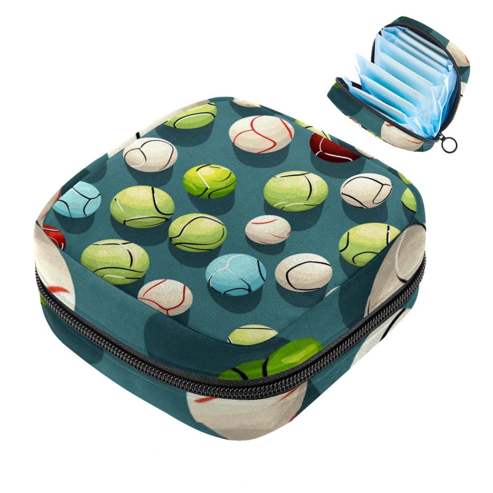 Tennis Ball Sanitary Napkin Storage Bags Menstrual Cup Pouches Nursing ...