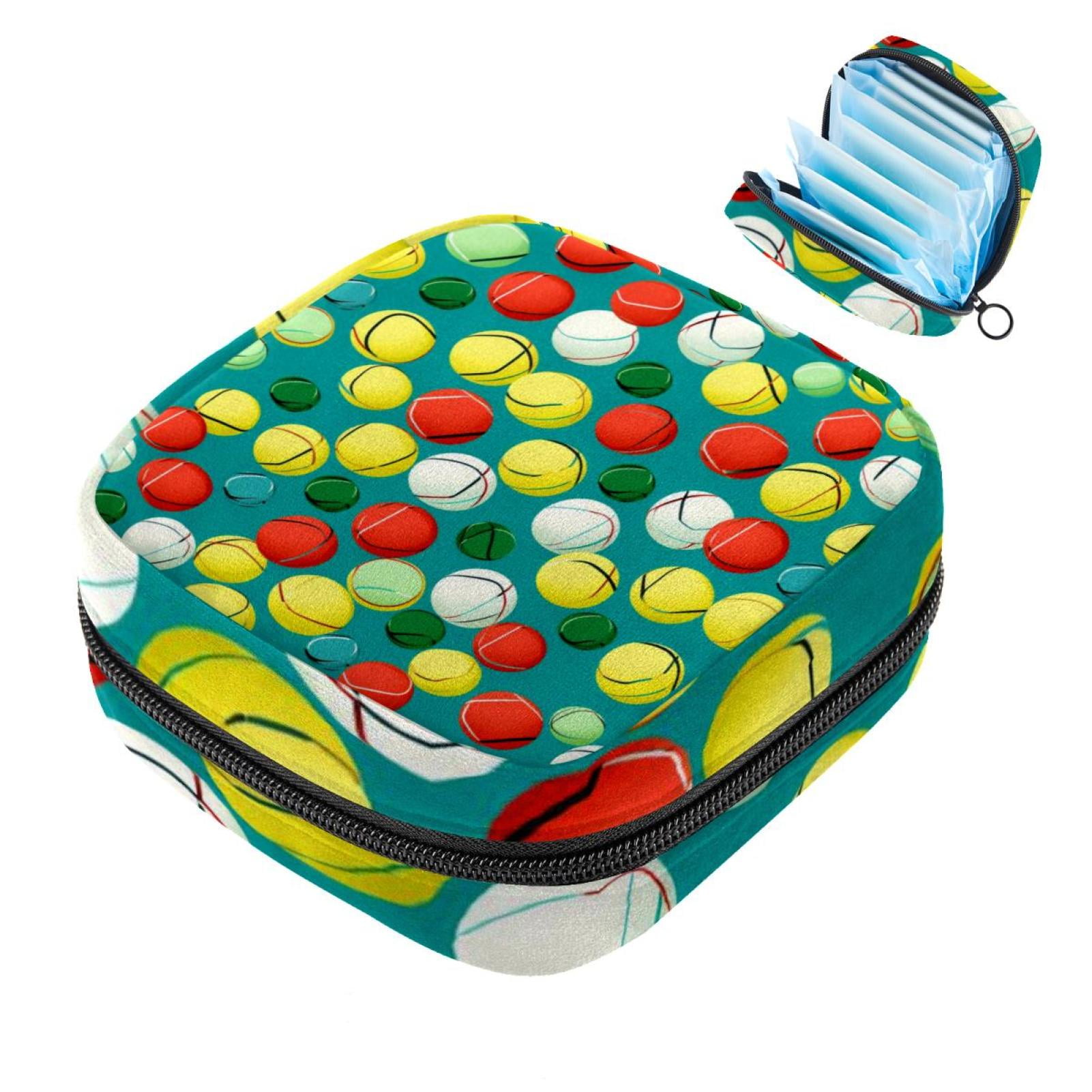 Tennis Ball Sanitary Napkin Storage Bags Menstrual Cup Pouches Nursing ...
